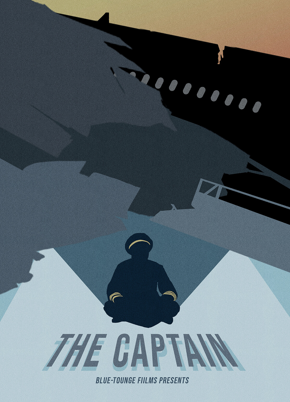 ArtStation - Short film poster design - The Captain