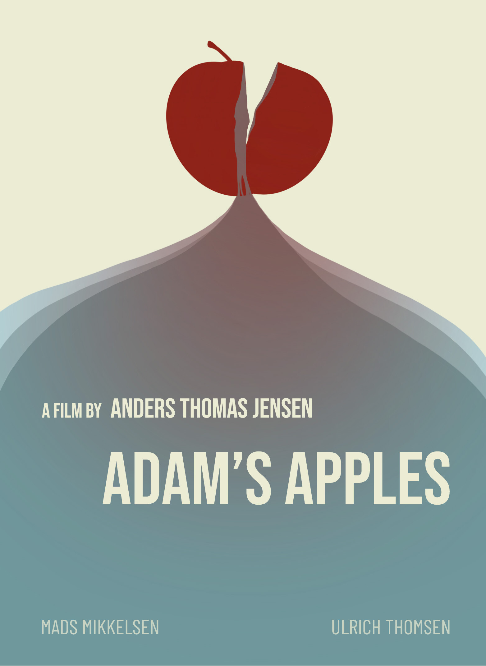ArtStation - Film poster design - Adam's apple ver.2