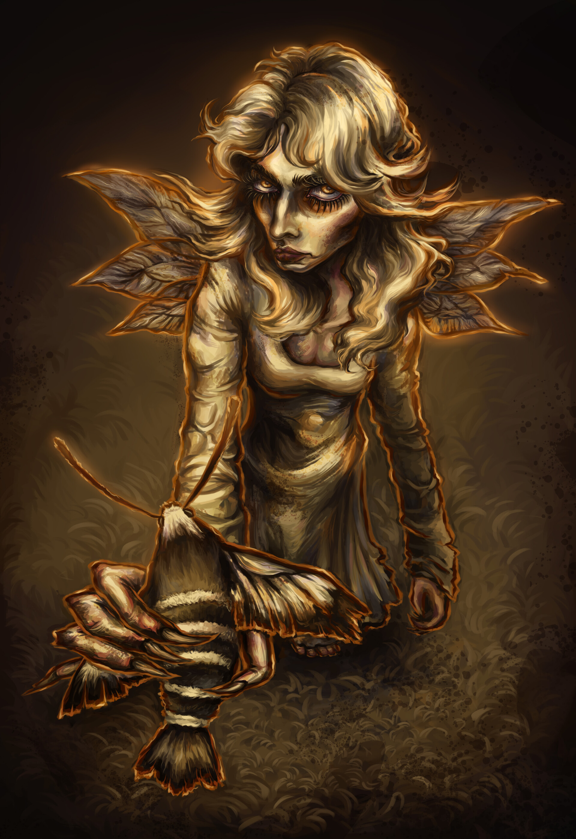 ArtStation - Fairy with Moth