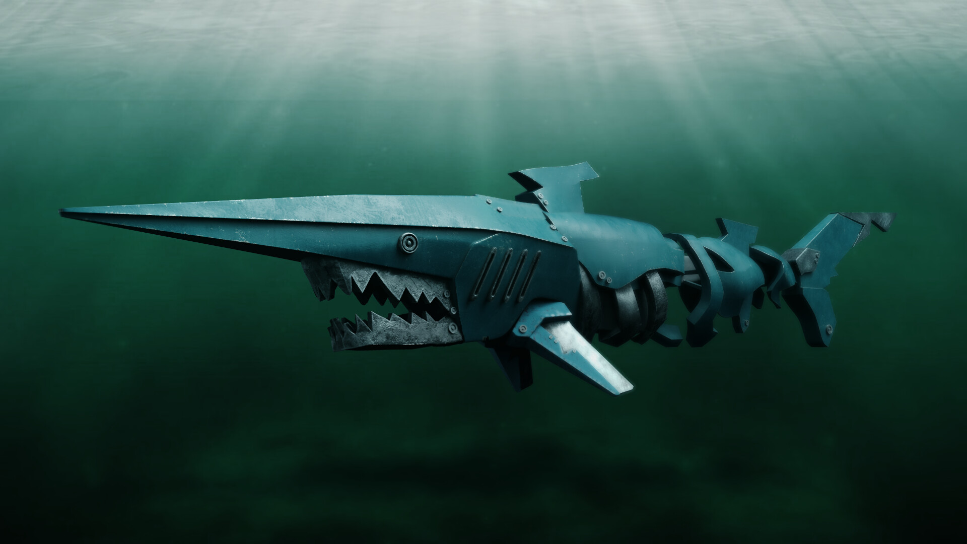 ArtStation - Mechanical Goblin Shark