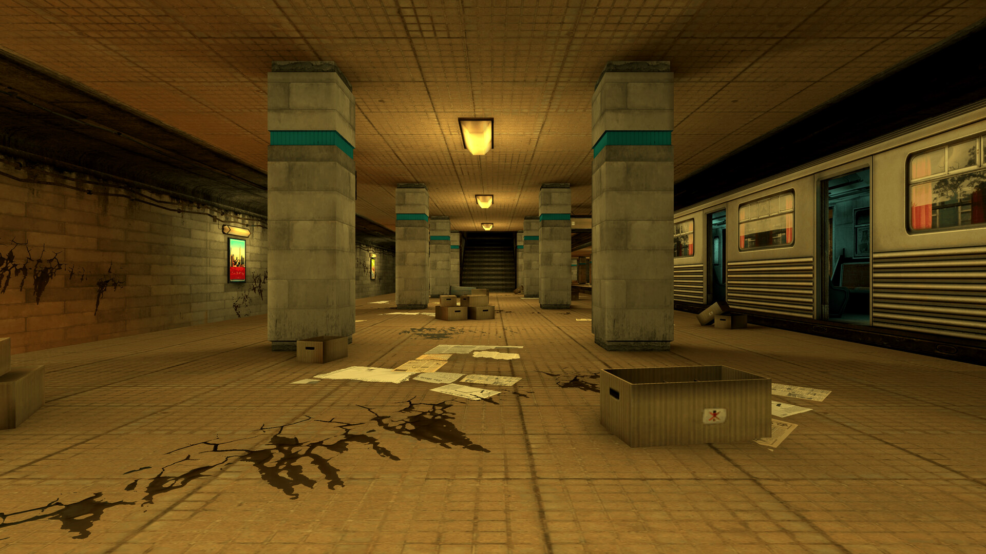 ArtStation - Subway Environment - Mobile Game