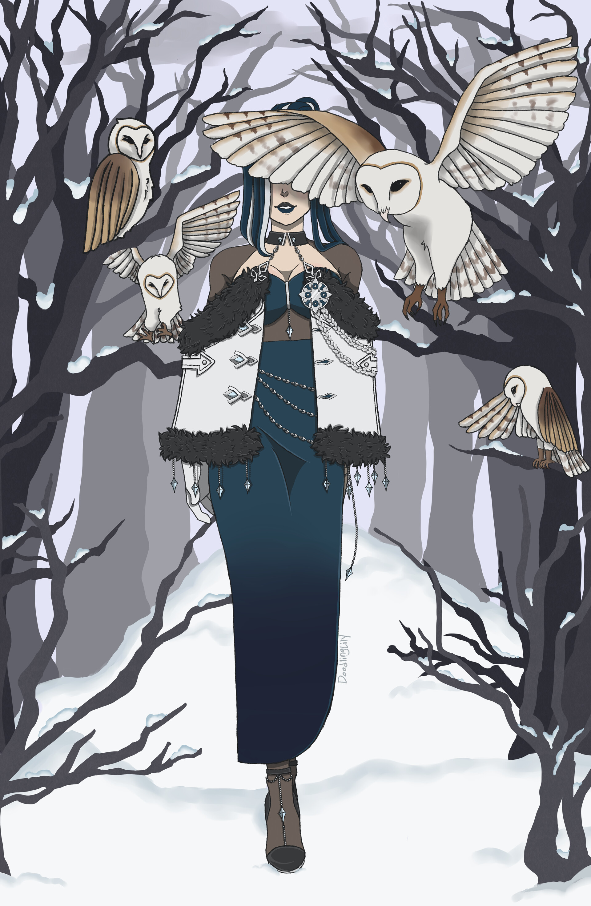 ArtStation - Owl Lady