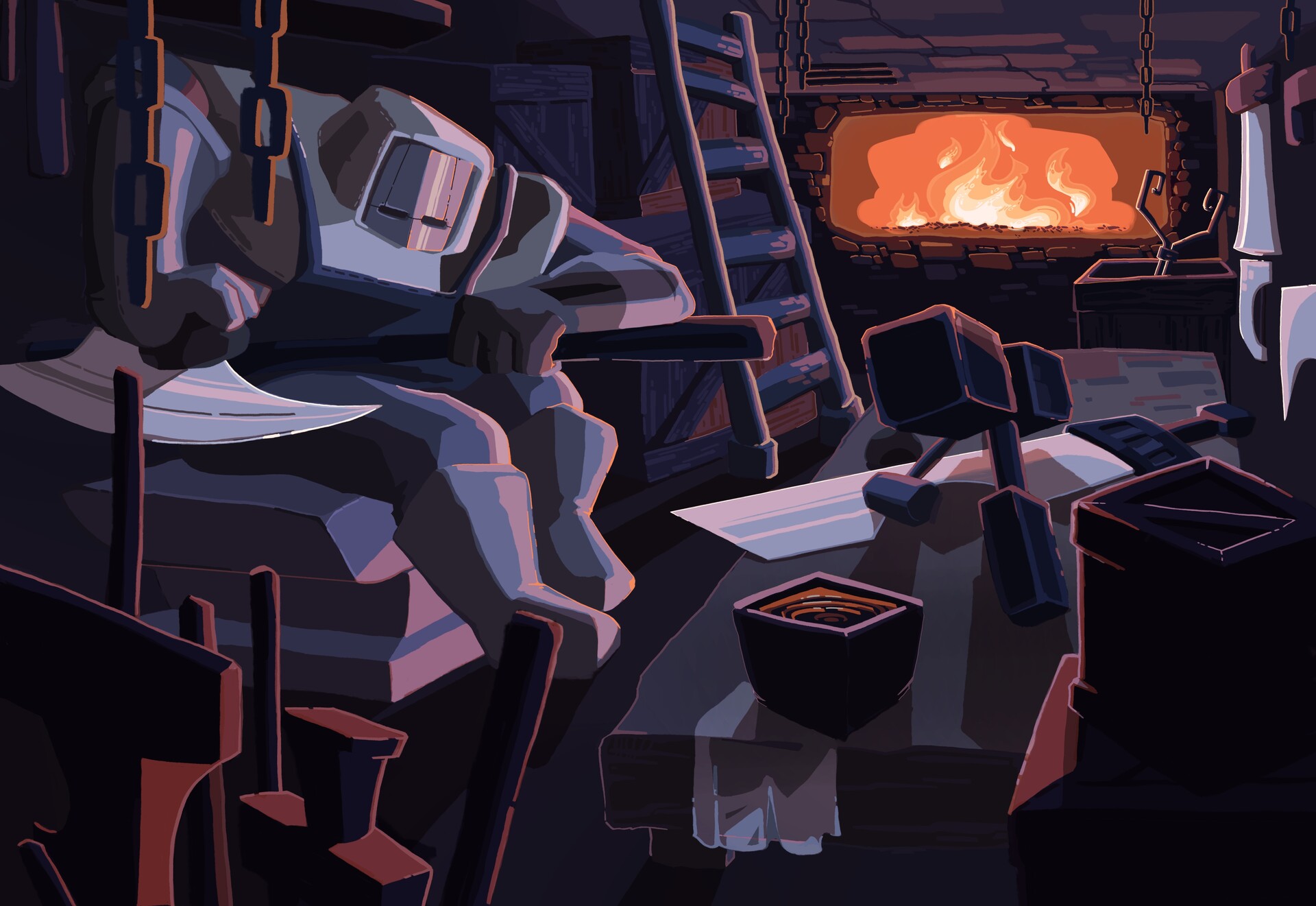 ArtStation - The Smithing Shop