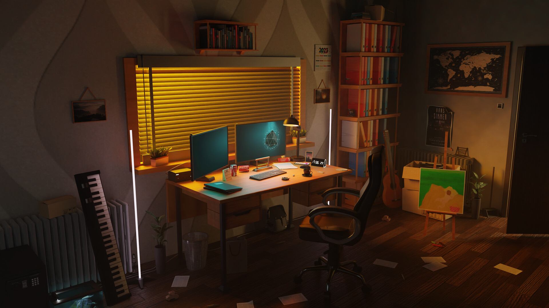 ArtStation - My Father's Room - Concept