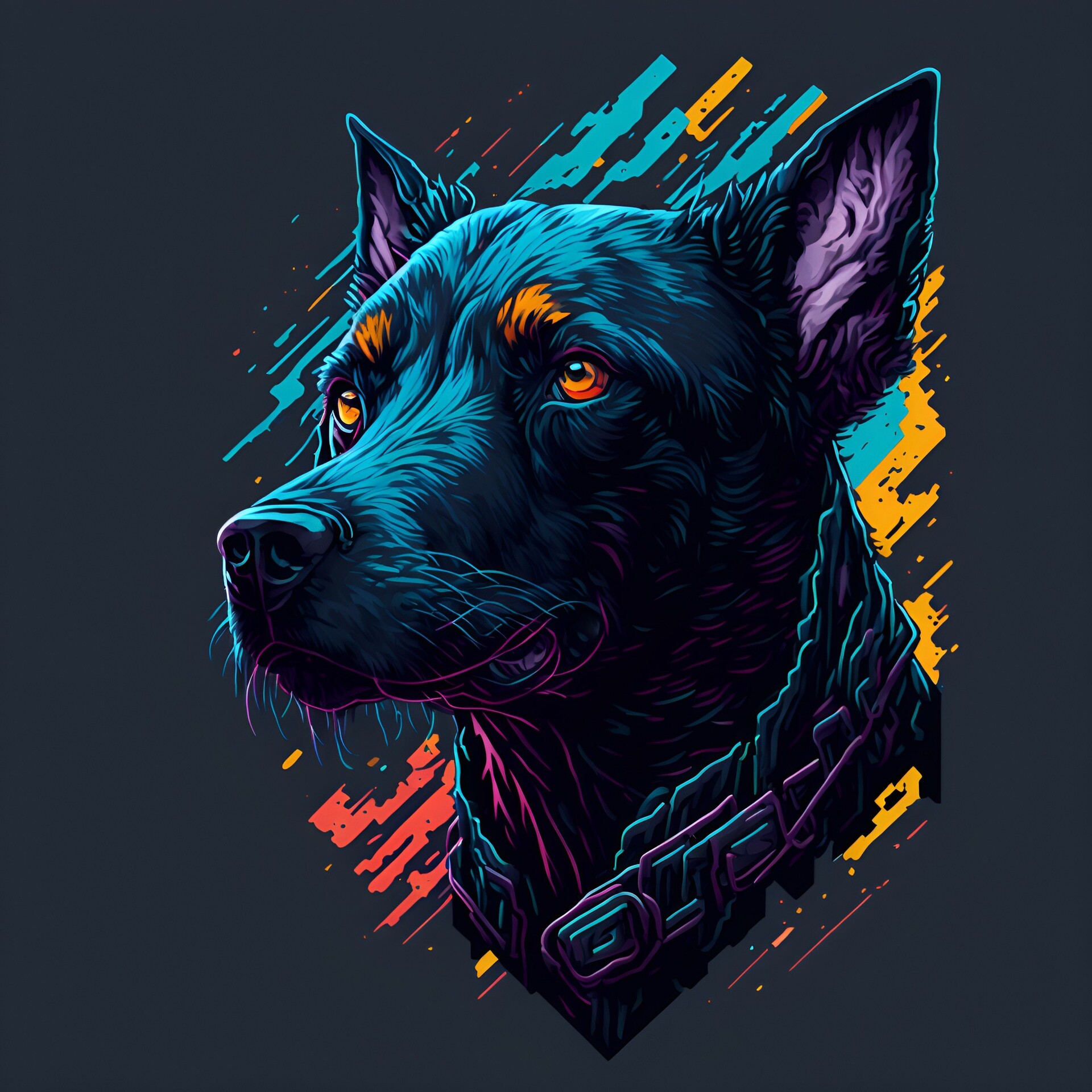 ArtStation - Dog Poster Design