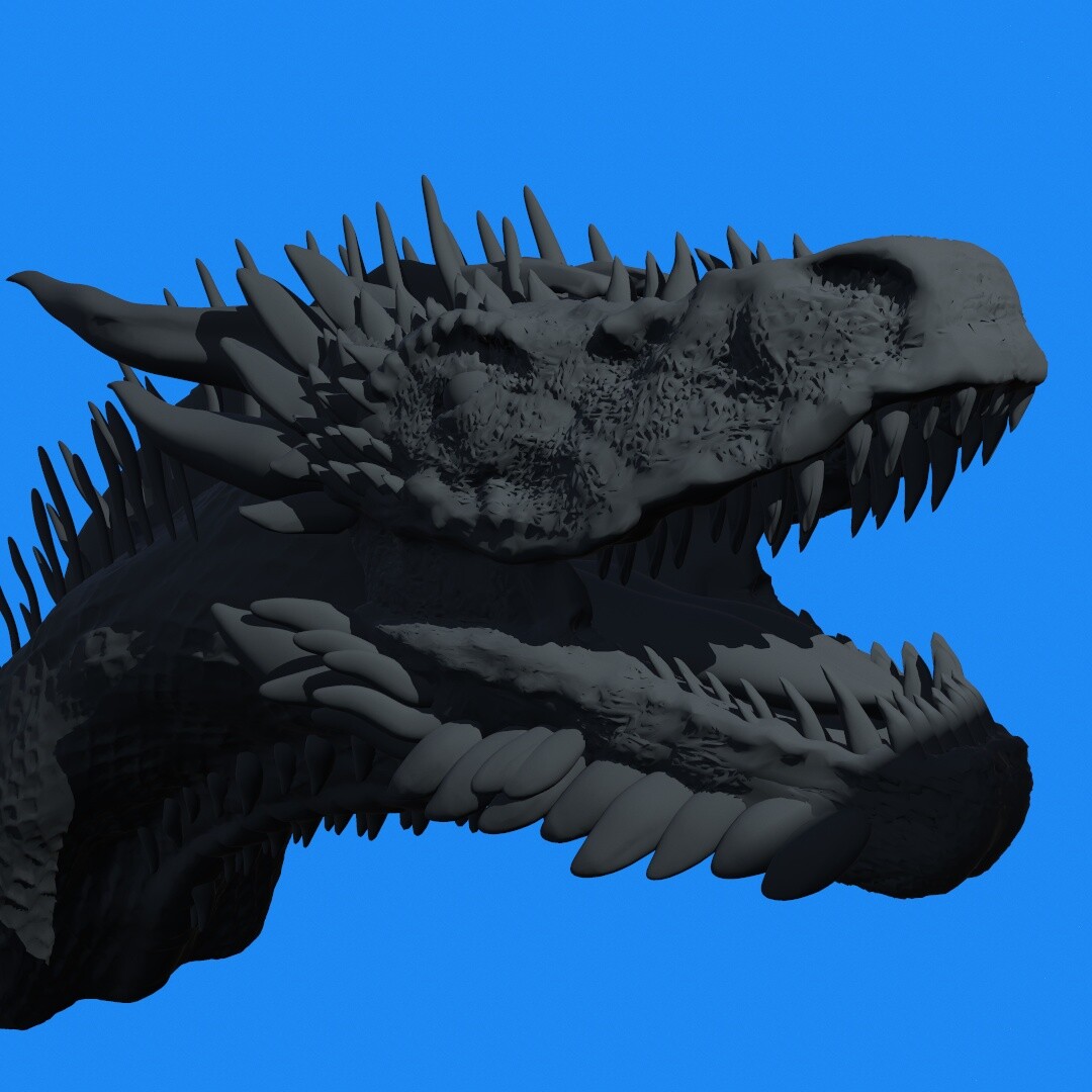 ArtStation - dragon 3D