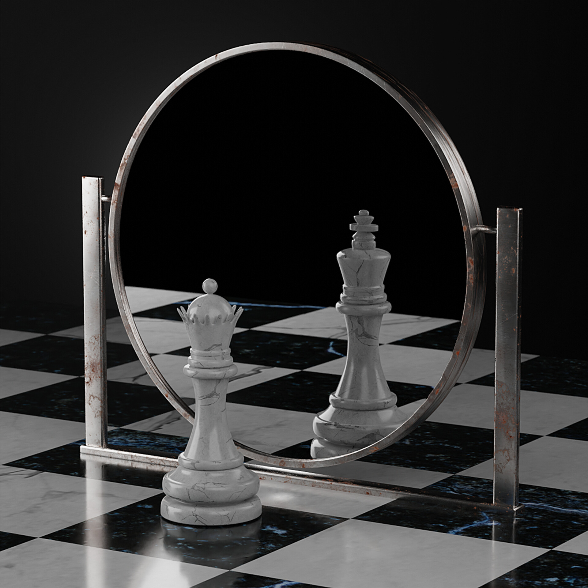 ArtStation - Realistic Chess Scene