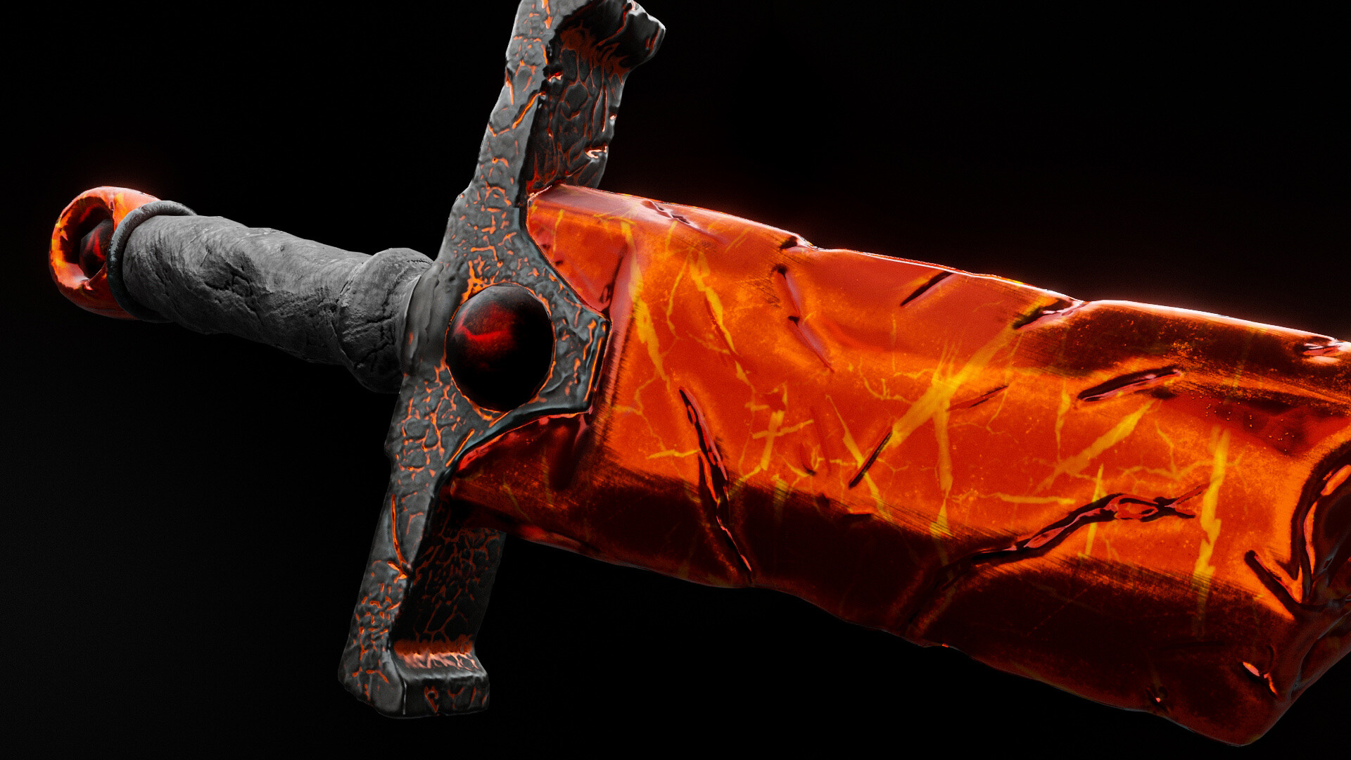 ArtStation - Fire sword