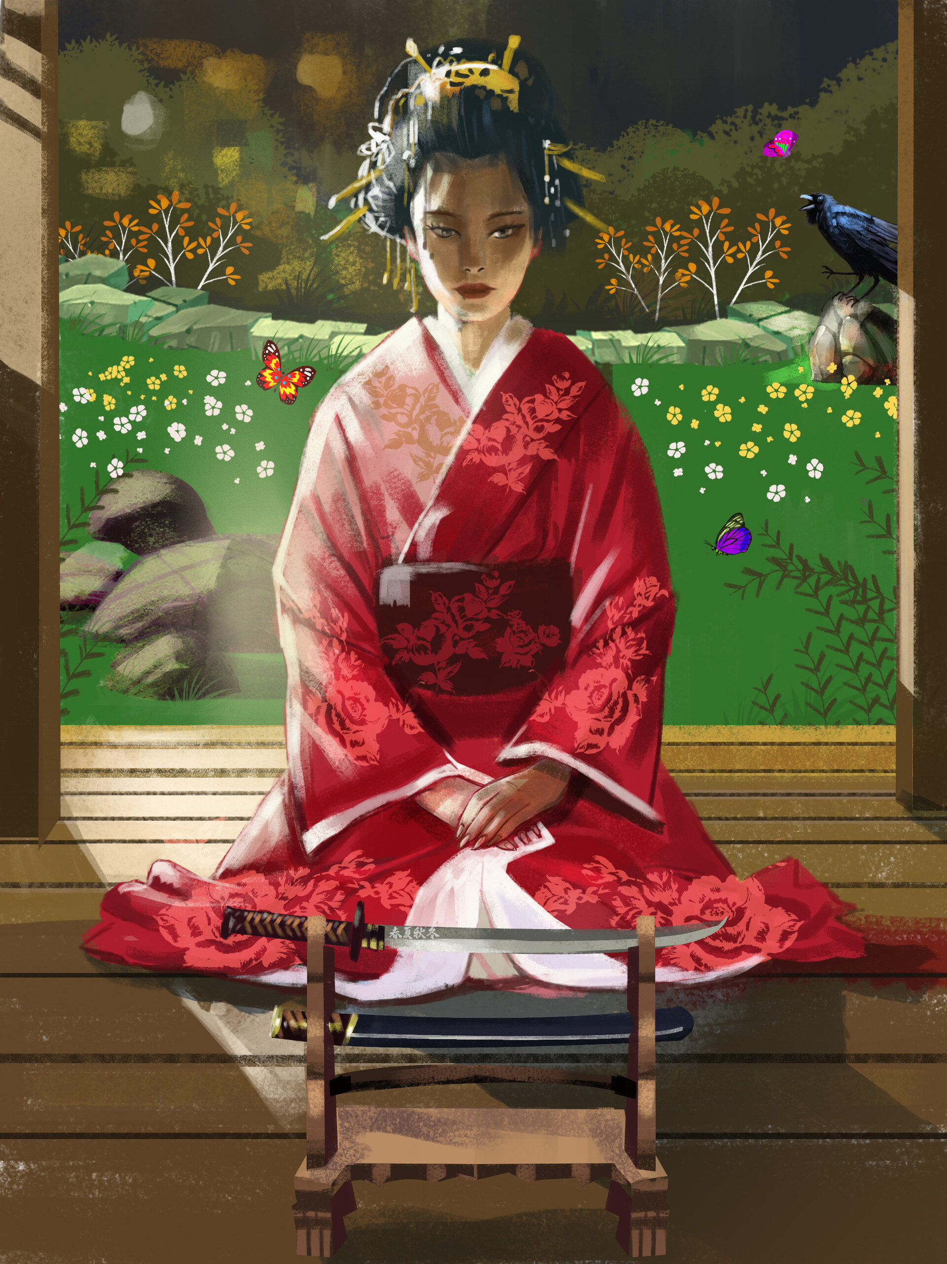 ArtStation - Ishi illustration for history book