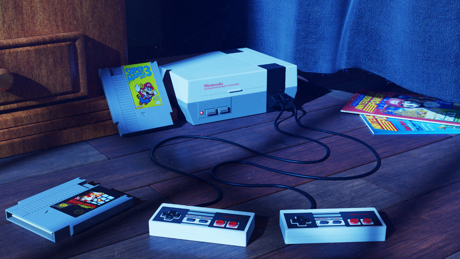 ArtStation - Playing NES all night long: Save the princess before dawn!