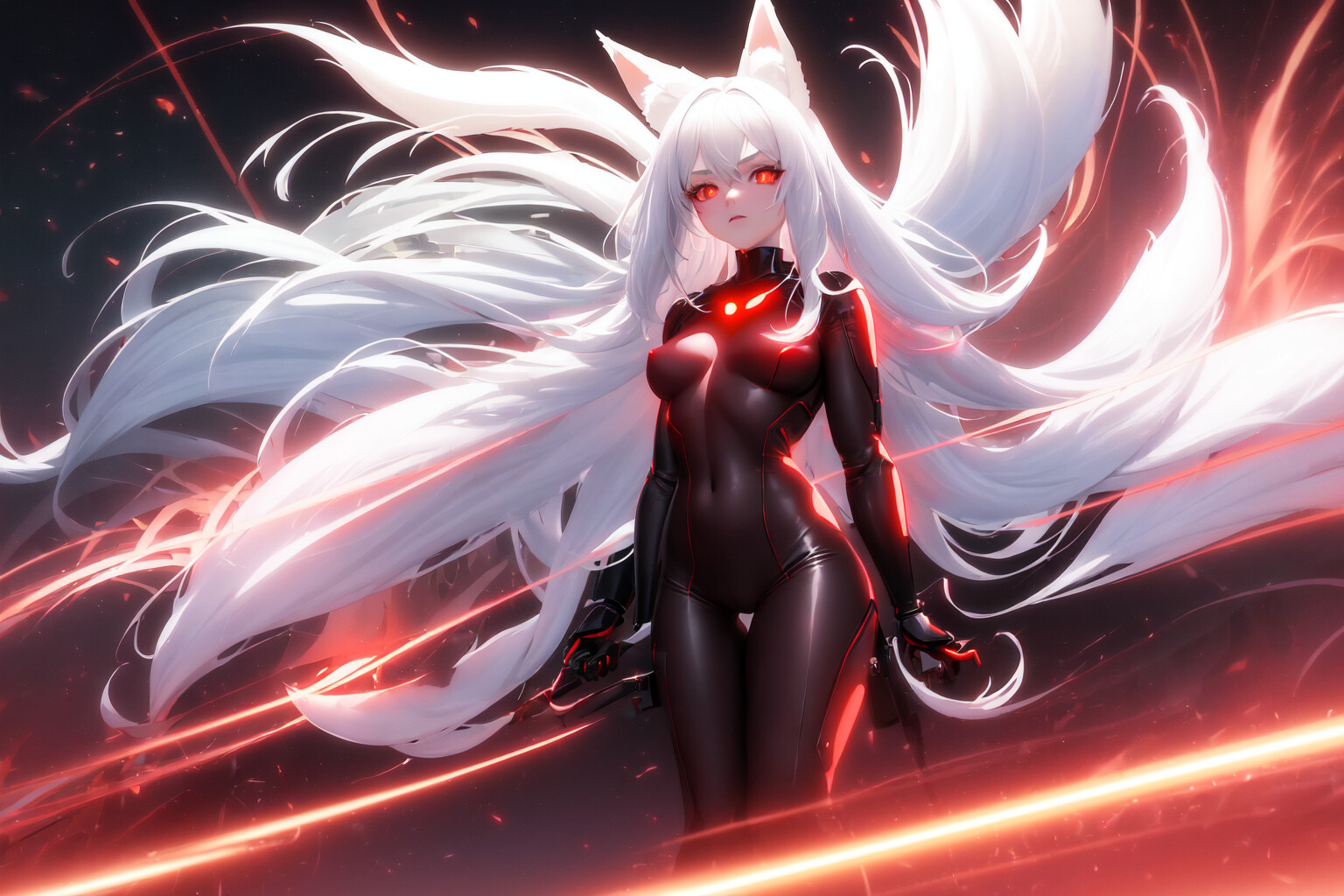 ArtStation - Solo Foxgirl - v. red