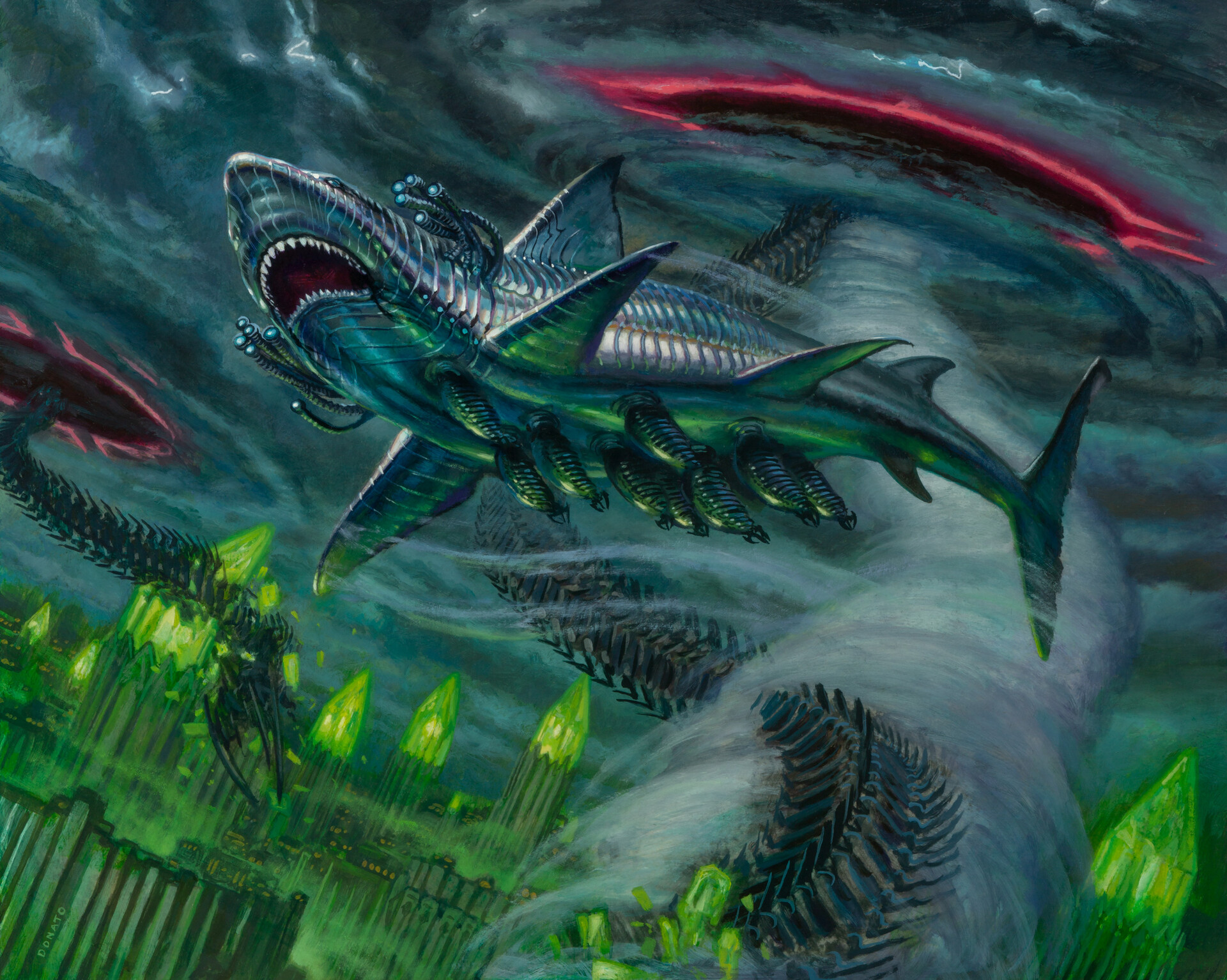 Chrome Host Seedshark by Donato Giancola : r/ImaginaryLeviathans