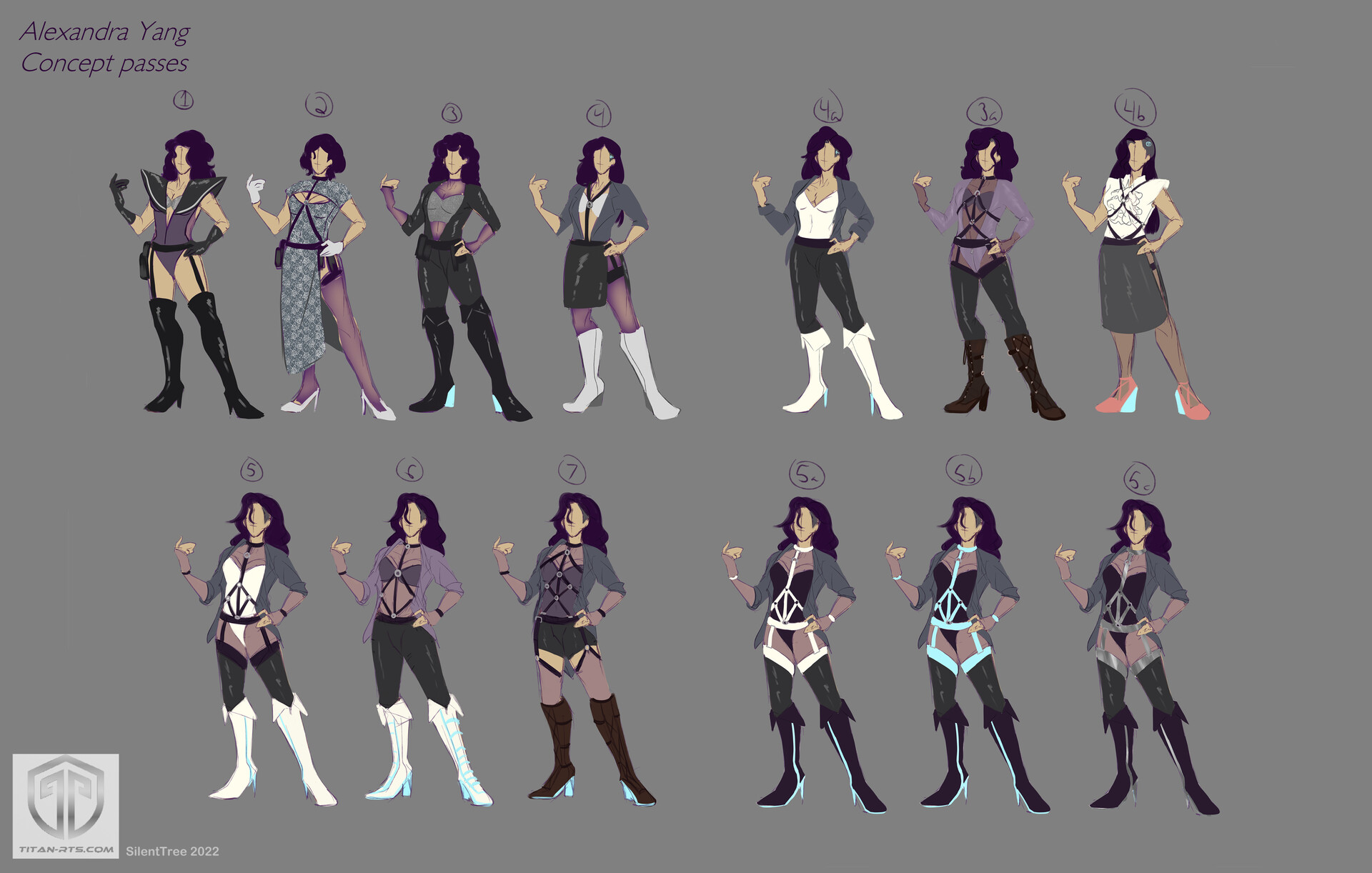 Caro McSorley Melendez - TITAN RTS - Character Design