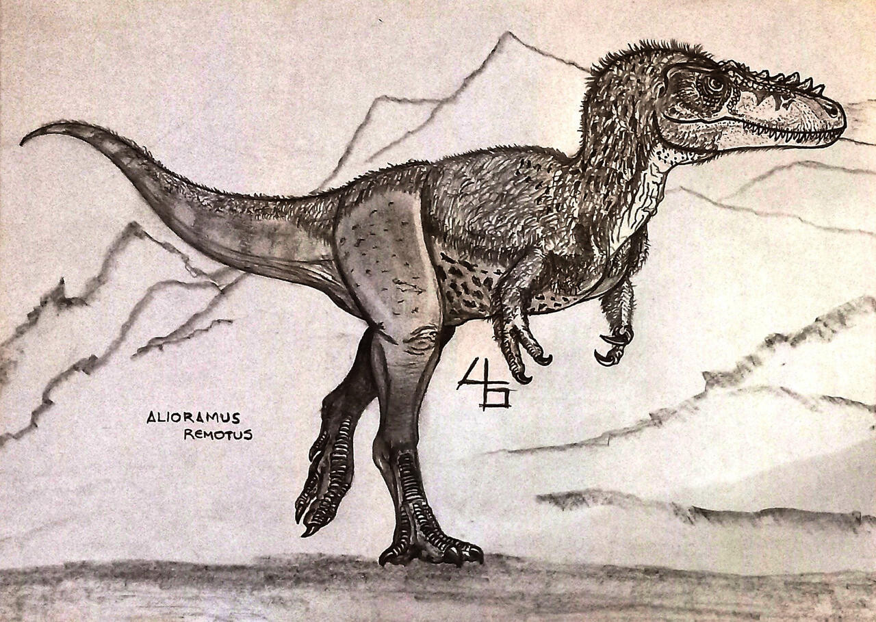ArtStation - Alioramus remotus (Rama diferente remota) / 2021