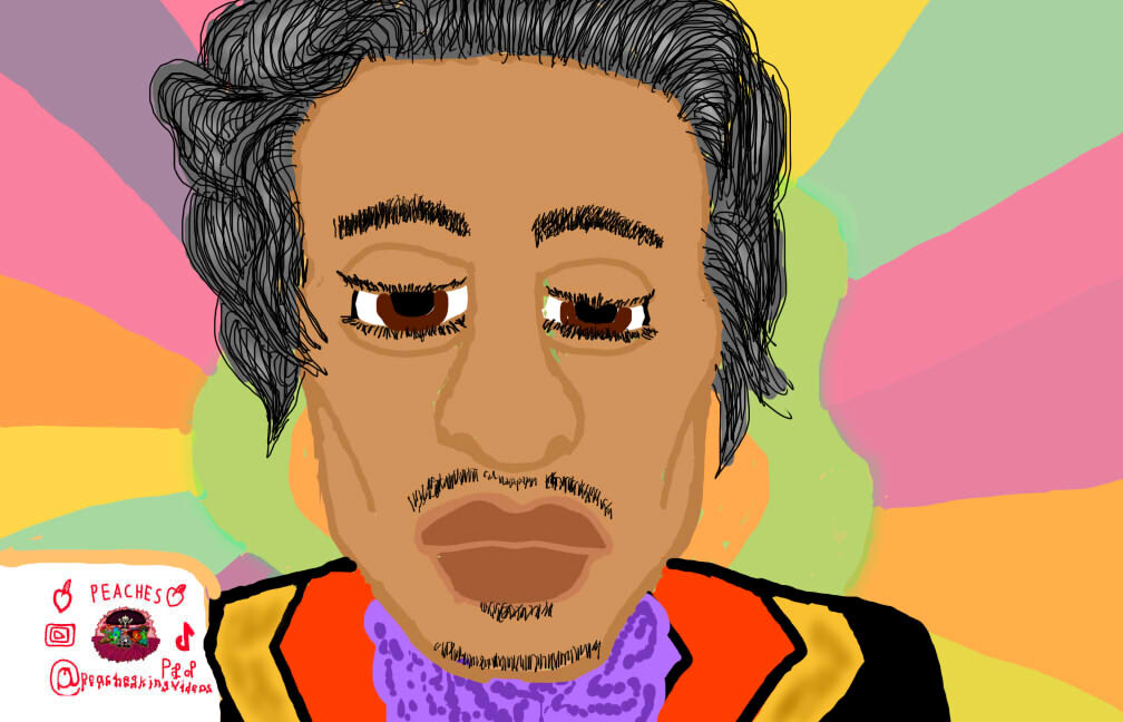 ArtStation - Jimi Hendrix first attempt in my life!!!