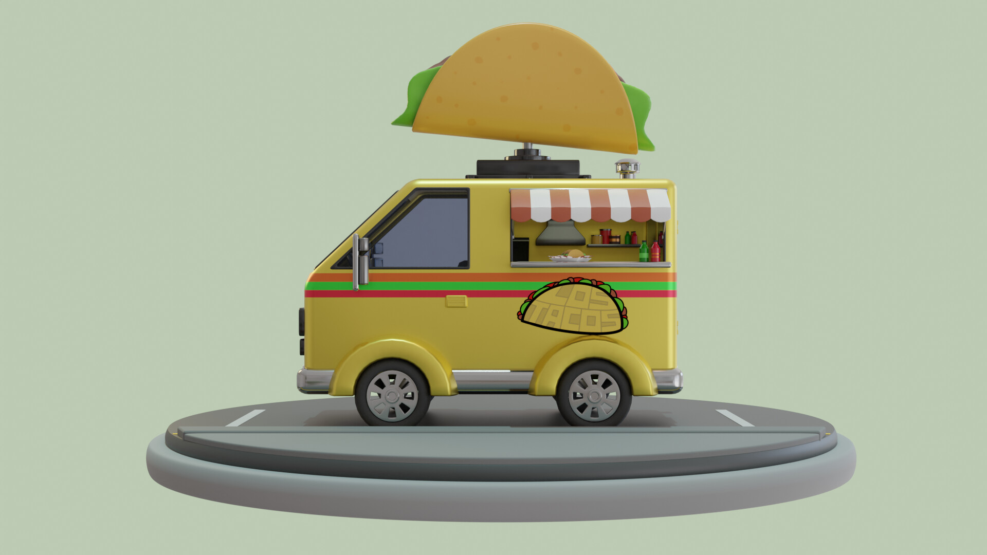 Miguel Pido - Stylized Taco Truck