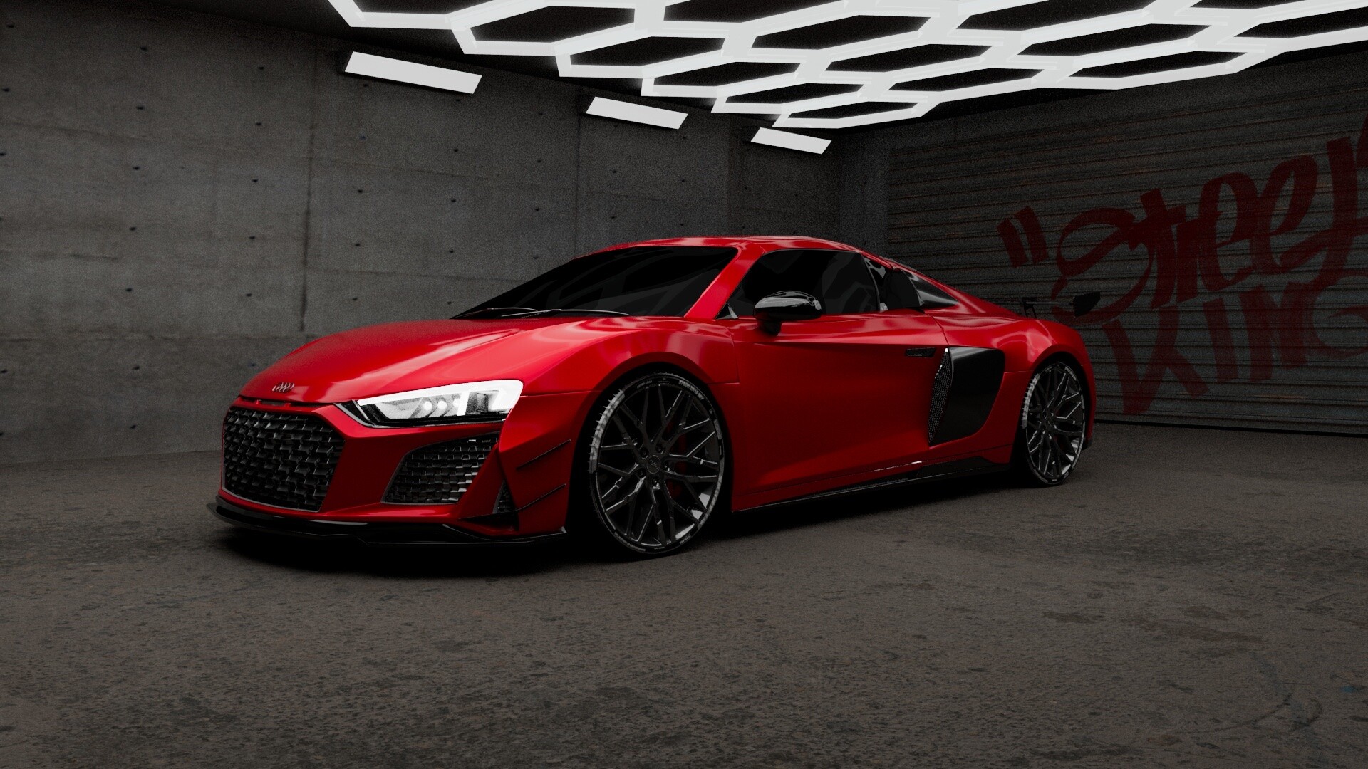 ArtStation - Audi r8 model
