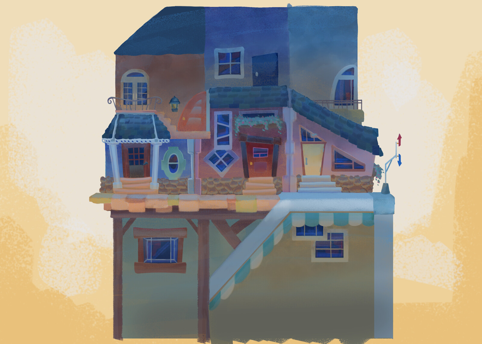 Ariane Gauthier - Parapluieville - Décors