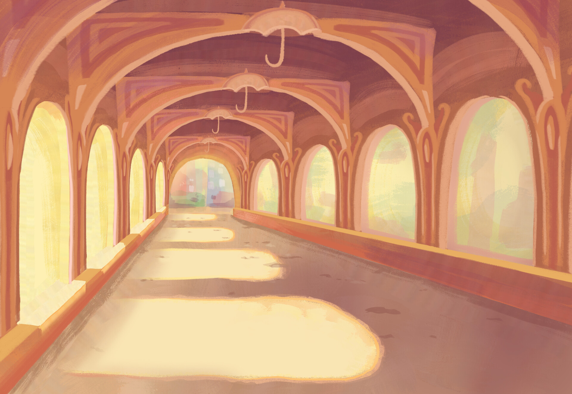 Ariane Gauthier - Parapluieville - Décors