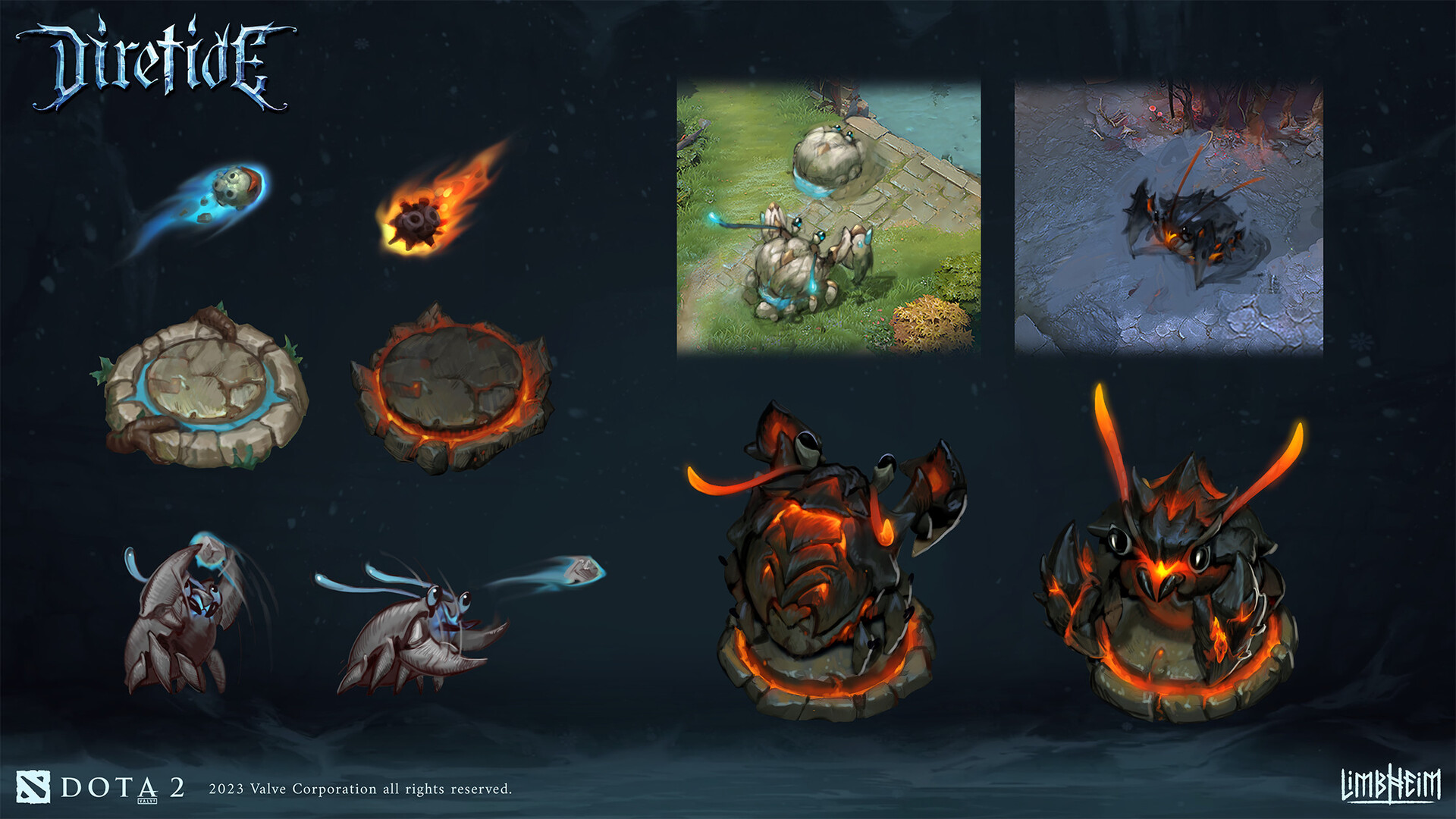 Anton "Pernach" Shvachkin - Stoneclaw Scavengers - custom towers, Dota 2