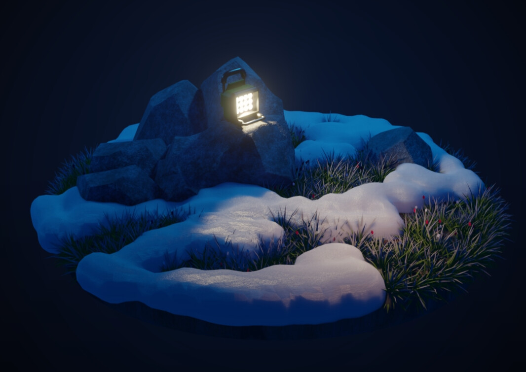 ArtStation - Spotlight in Winter (2022)