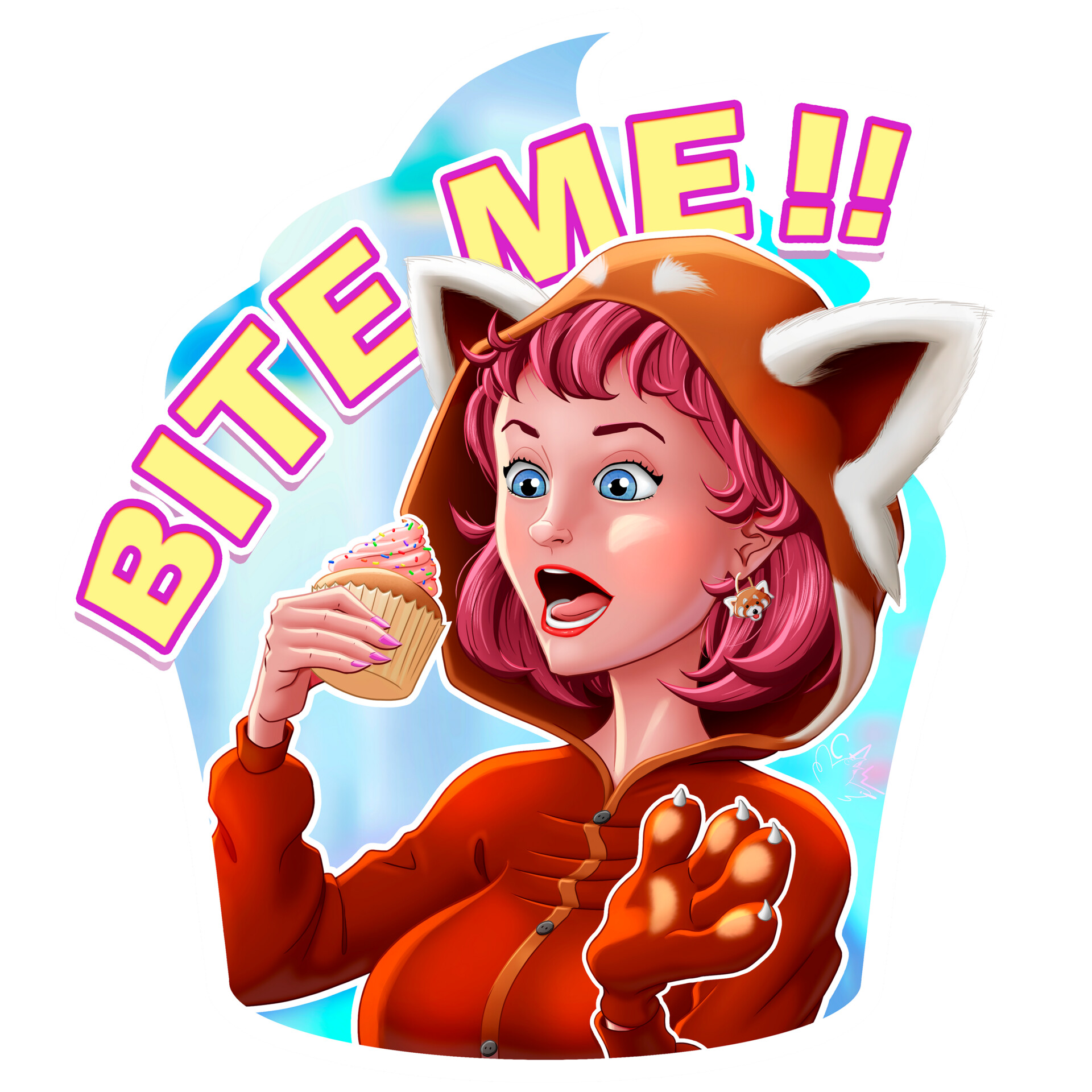 ArtStation - Bite me, panda!