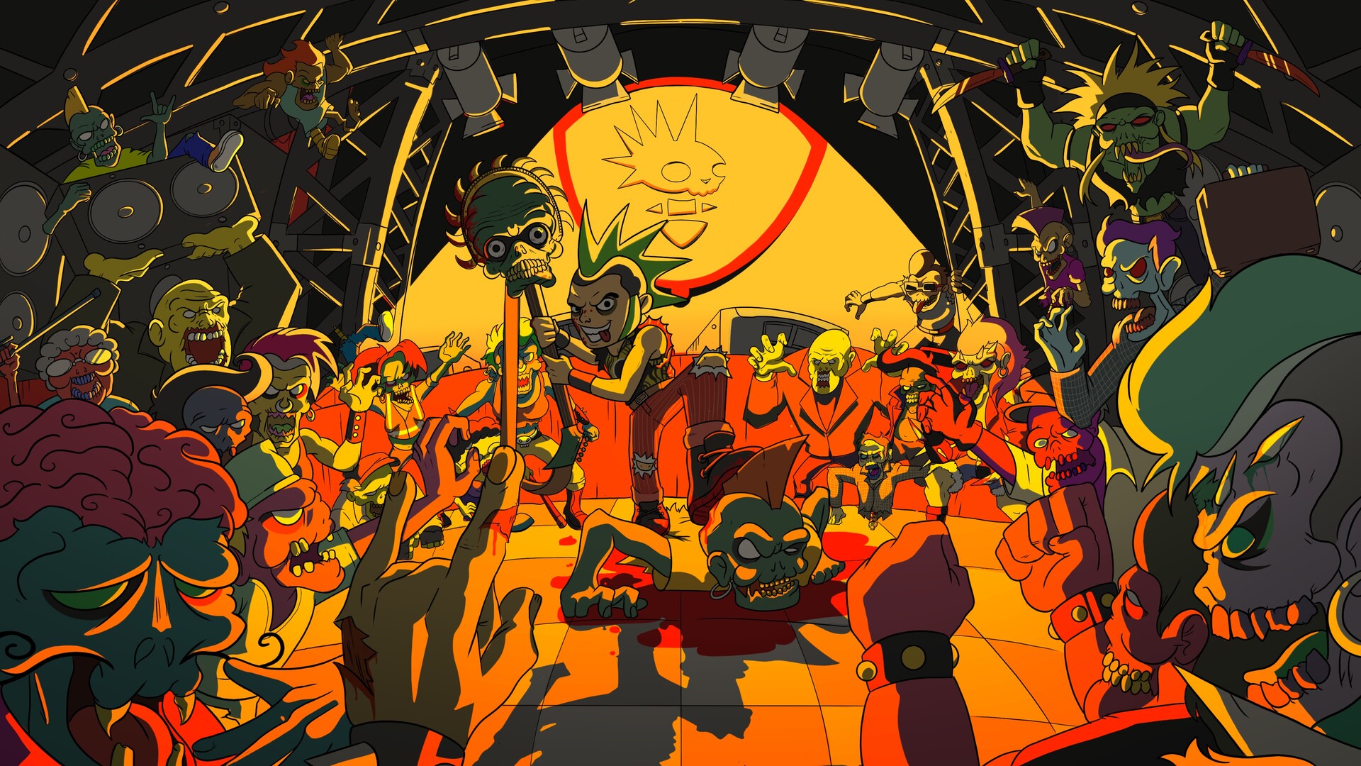 ArtStation - ZombiRockstar "Zombi Surf" - Loading Screen