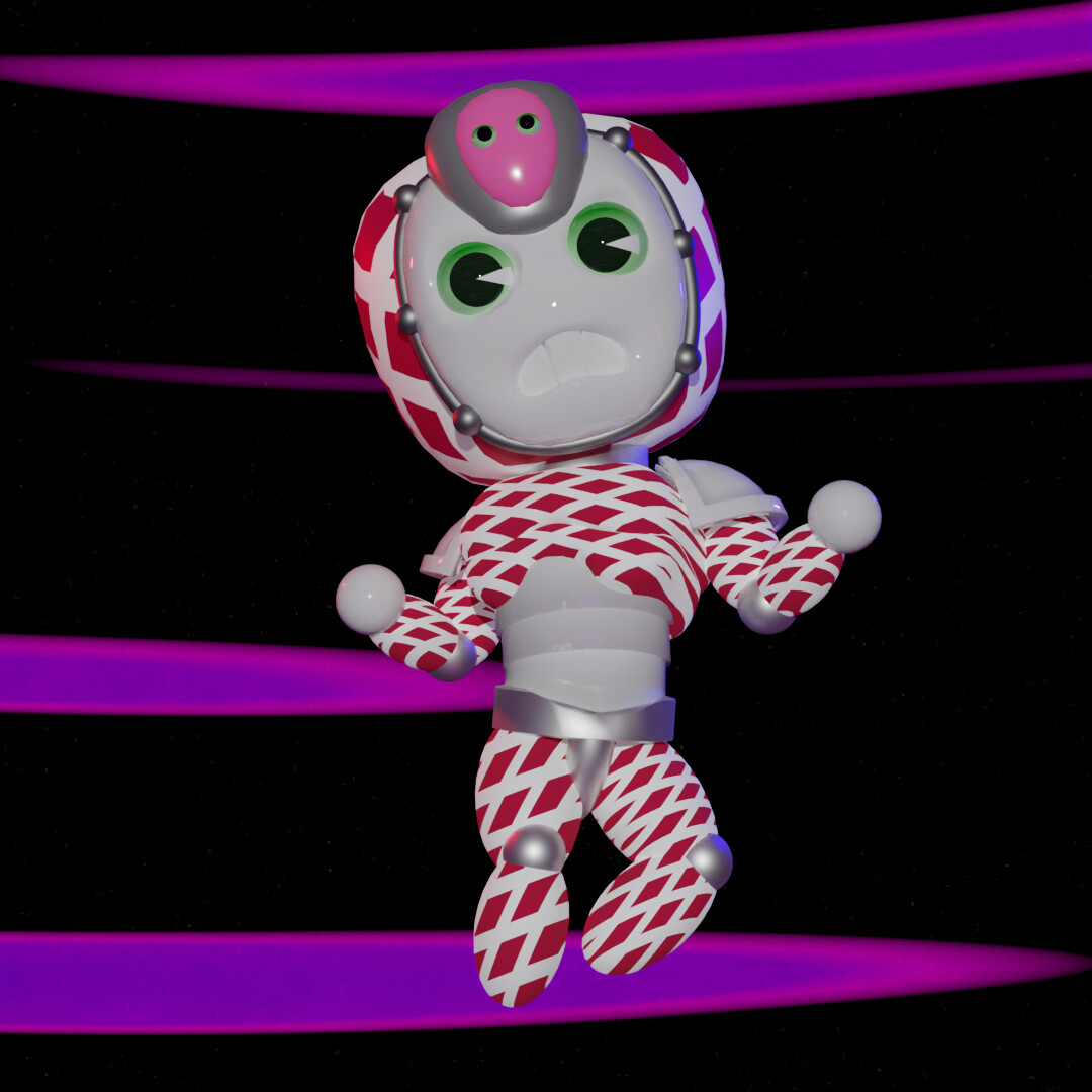 ArtStation - Jojo - King Crimson "chibi" #2