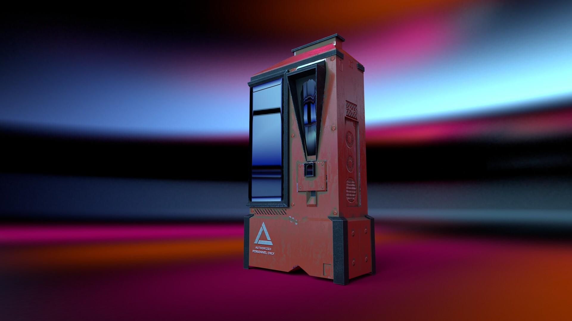 ArtStation - Cyberpunk Vending Machine
