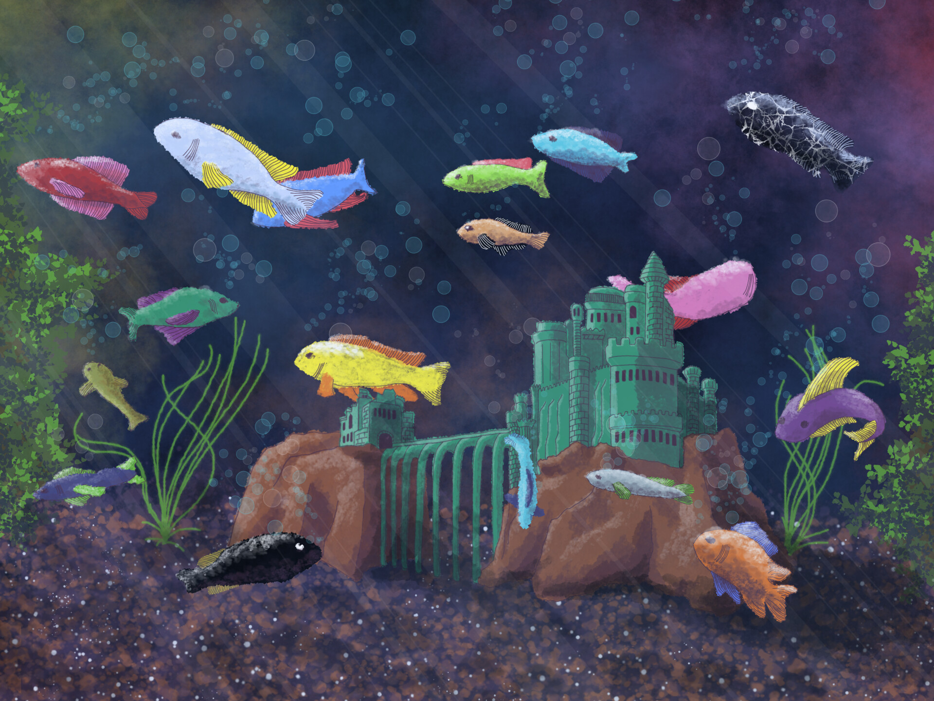 ArtStation - Storybook Aquarium