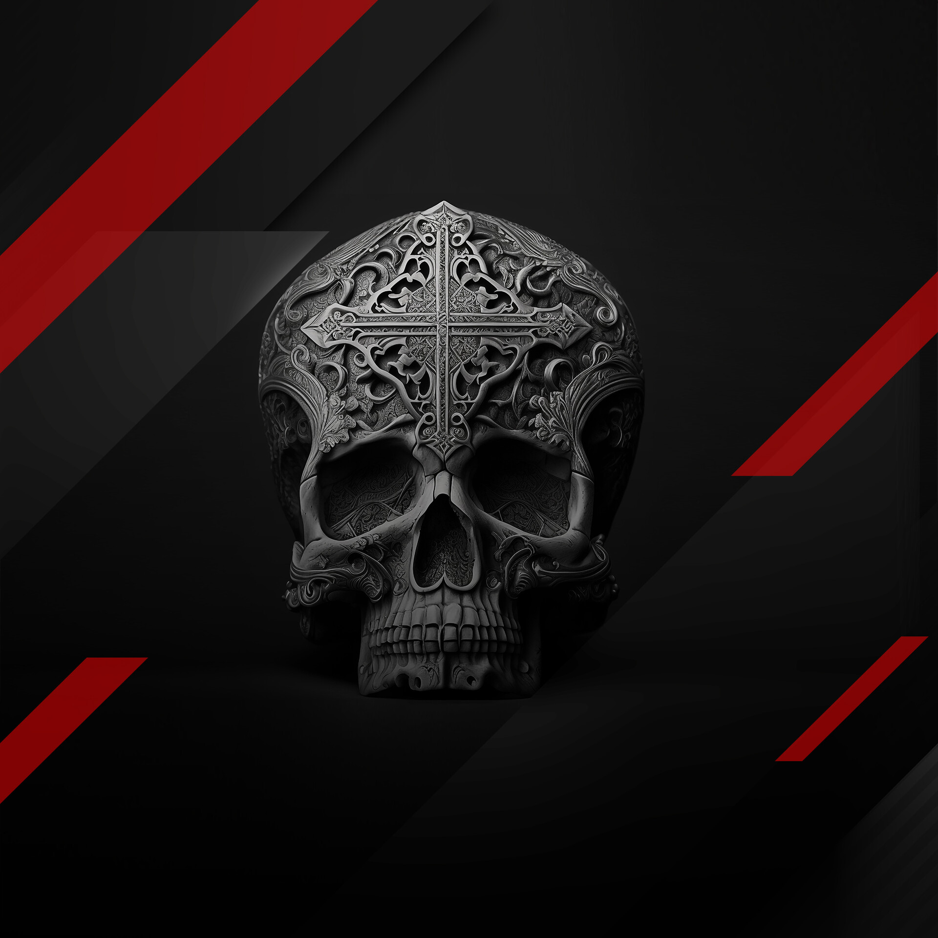 ArtStation - Gothic Skull