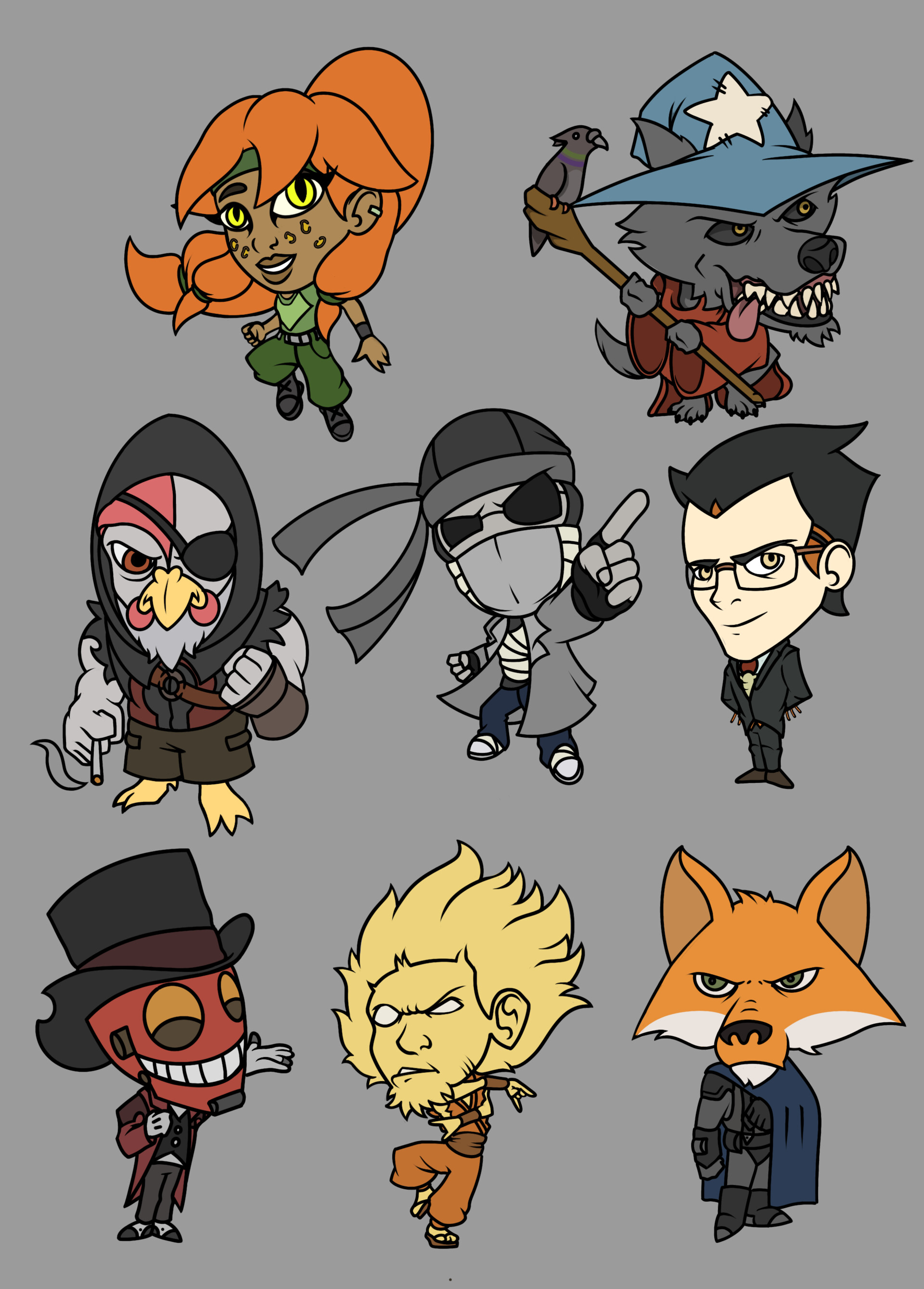 ArtStation - D&D Chibi Characters