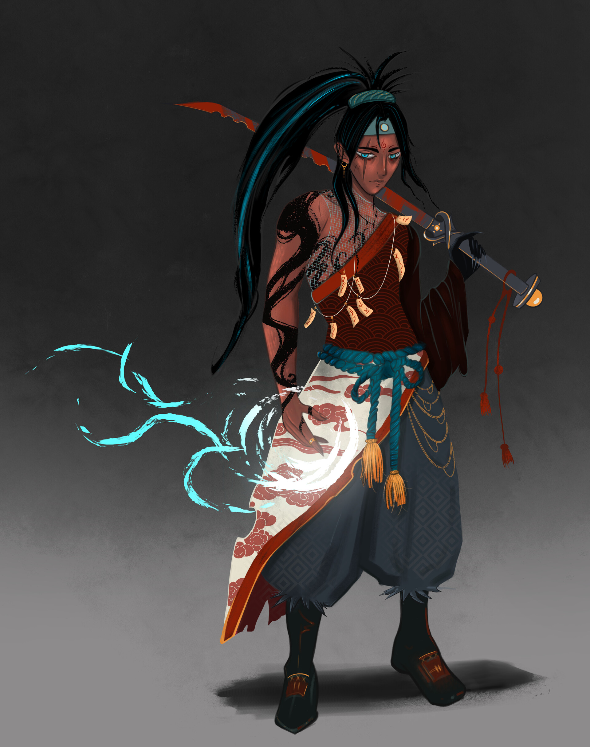 ArtStation - Young Samurai. Main character