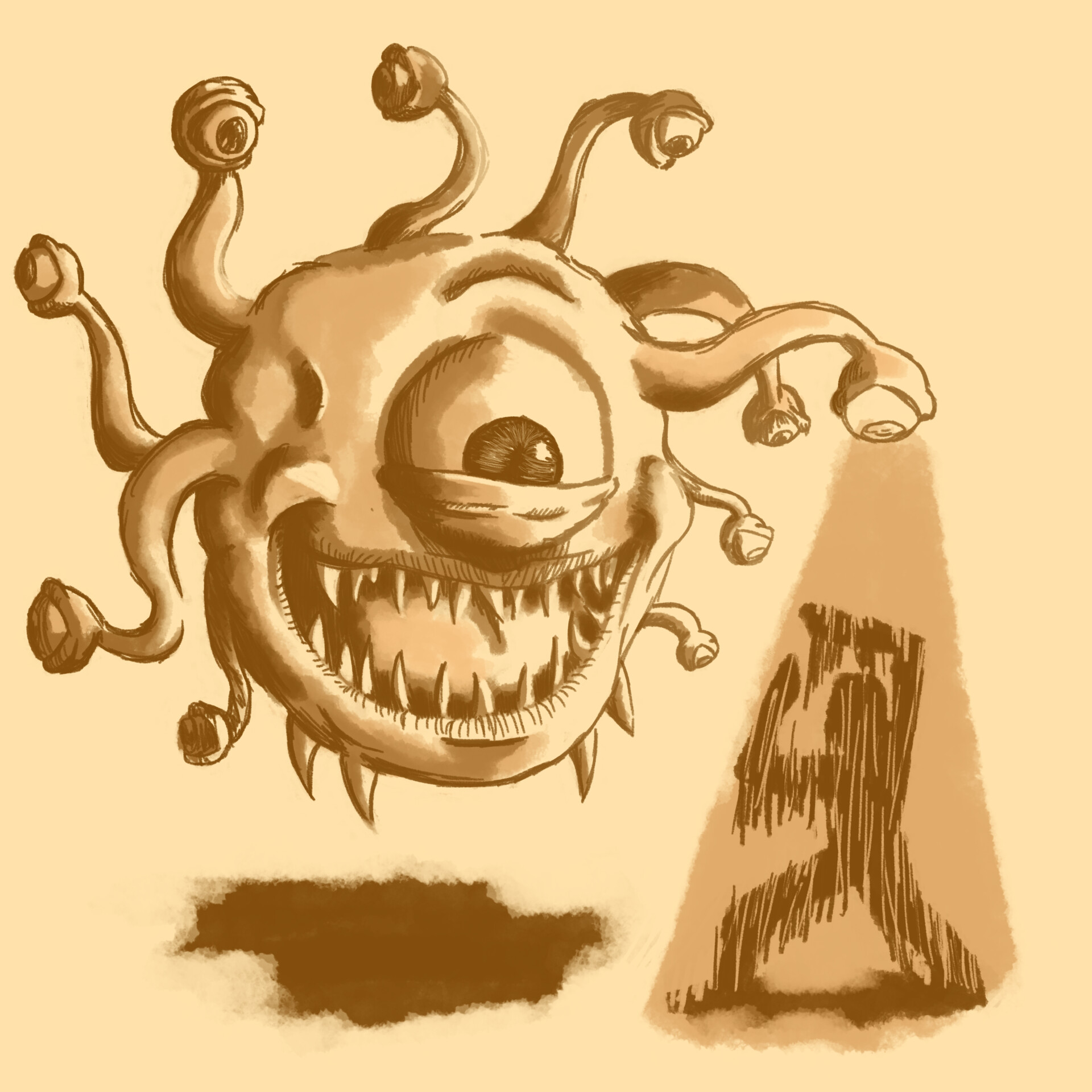 ArtStation - Beholder sketch