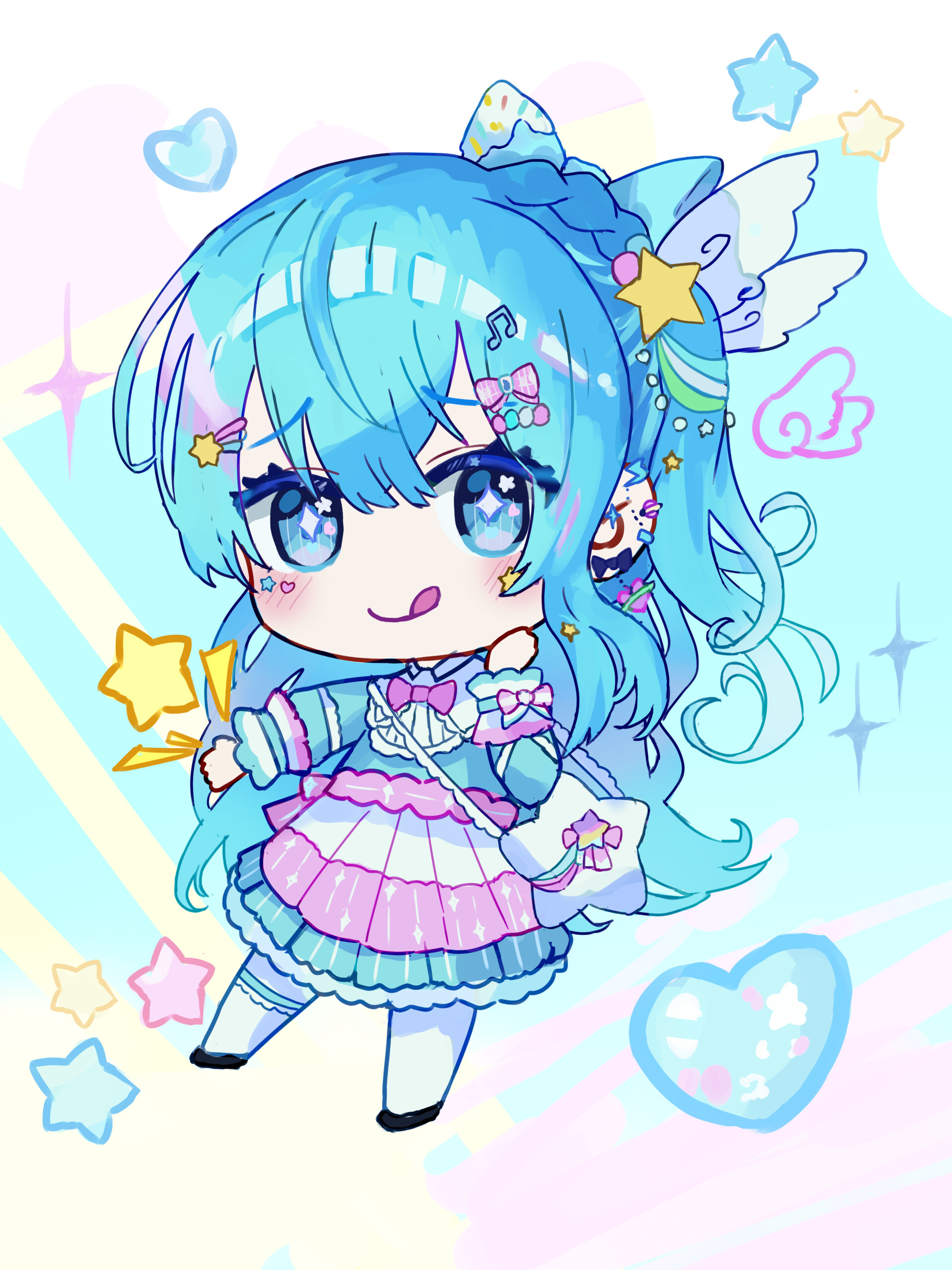 ArtStation - hololive Super idol☆Comet-chan