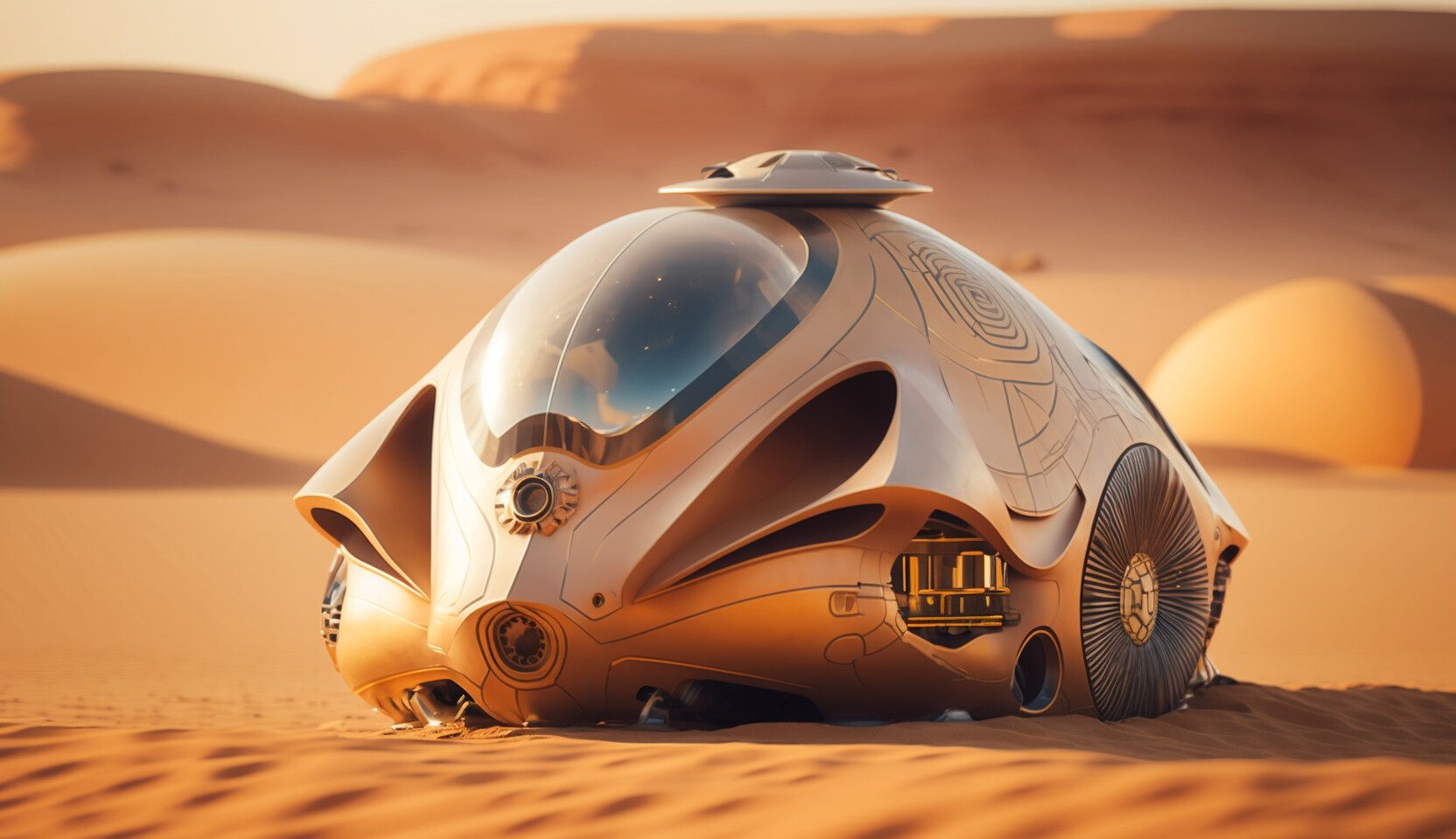 ArtStation - AI Driven Cars on Red Planet: The Mars | AI Concept ...
