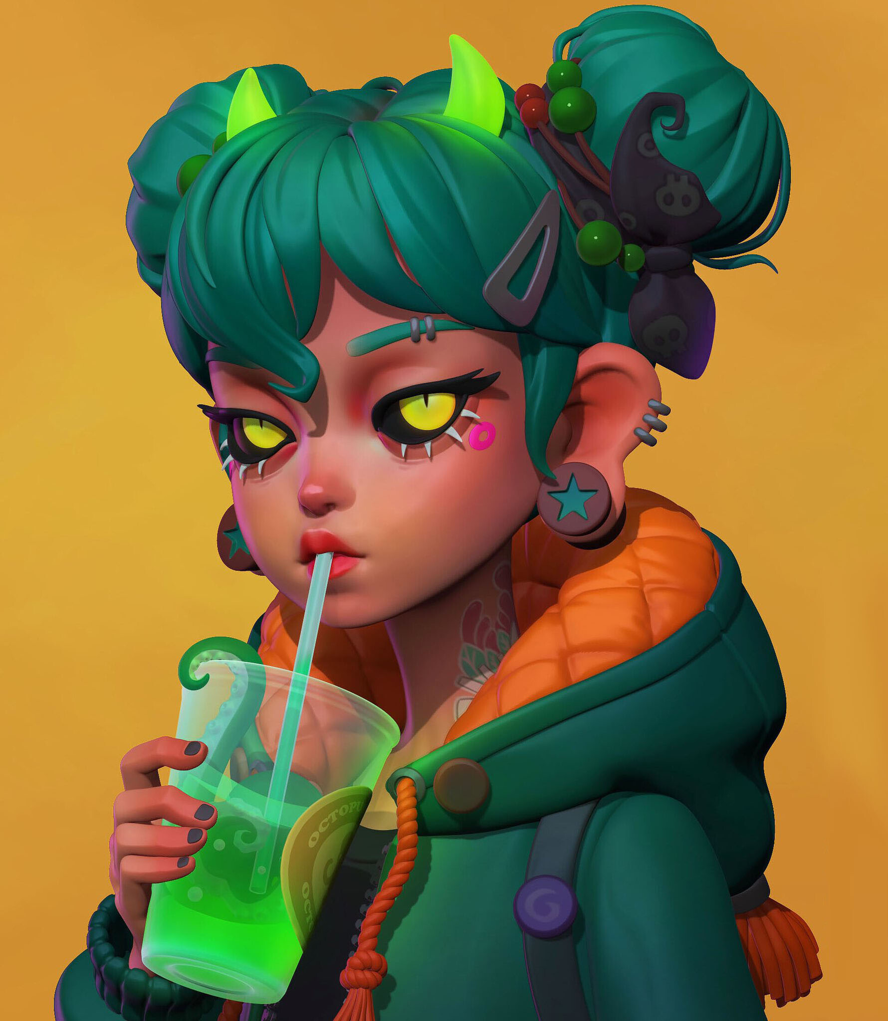 ArtStation - Evil girl