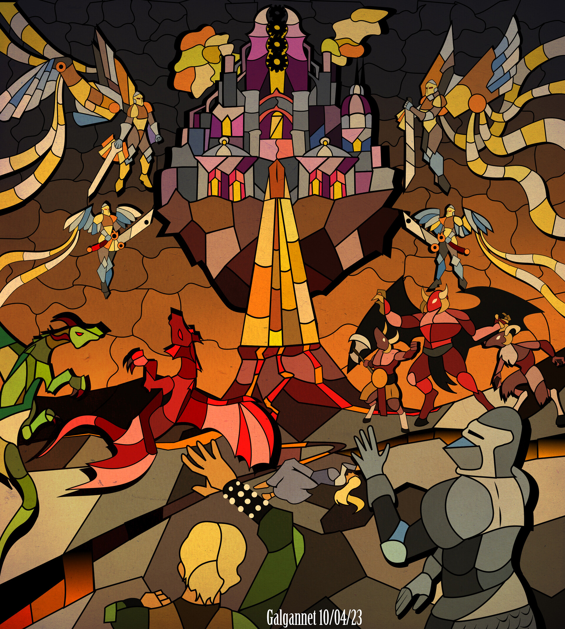 ArtStation - Stained glass