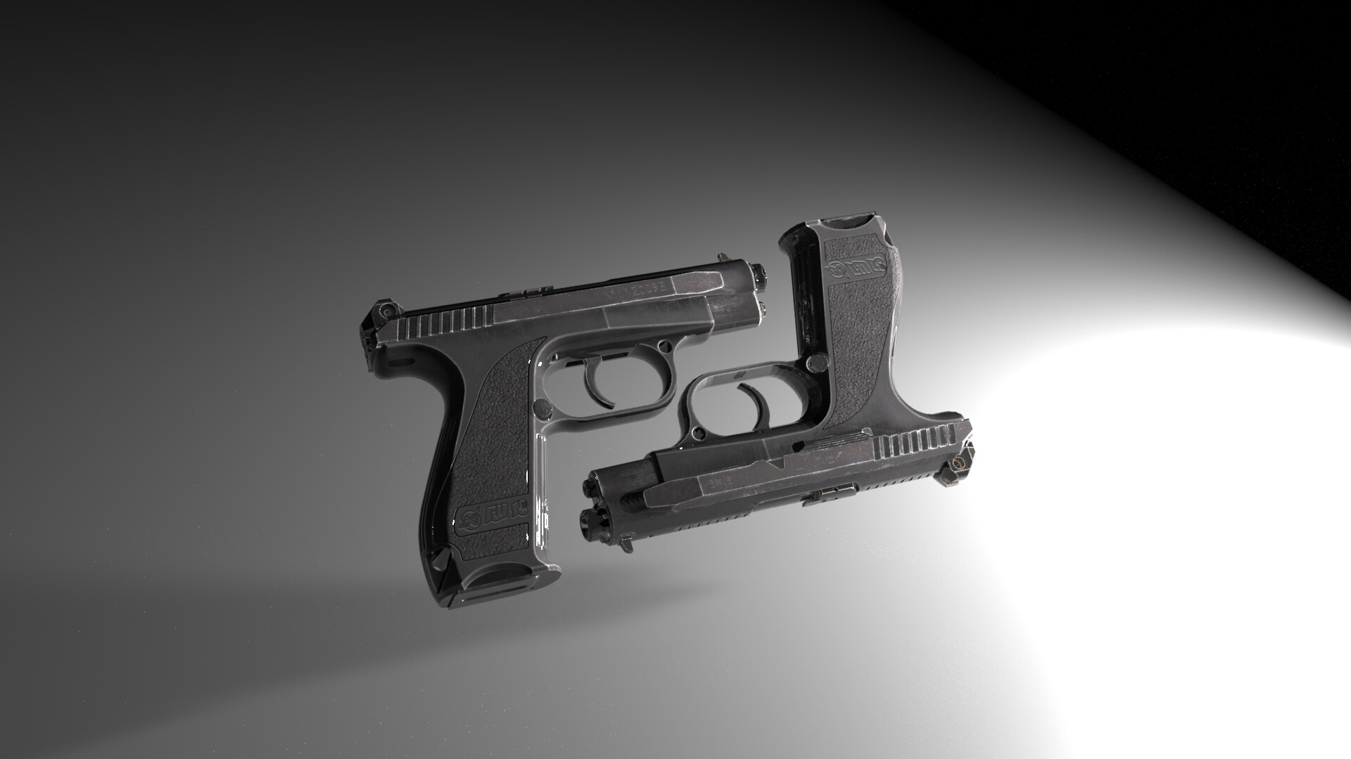 ArtStation - Gsh - 18 (6П54) Mechanical Model