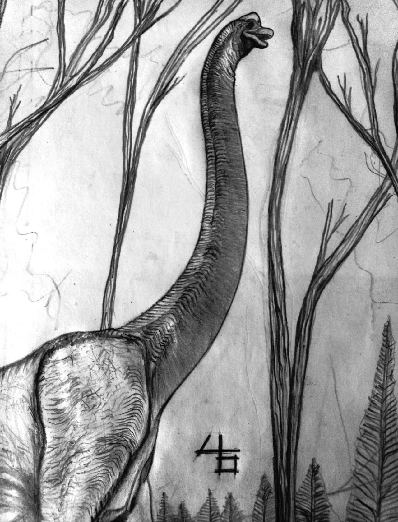 Emil Hernandez - Brachiosaurus altithorax - BRAKY / Jurassic Park (1993)