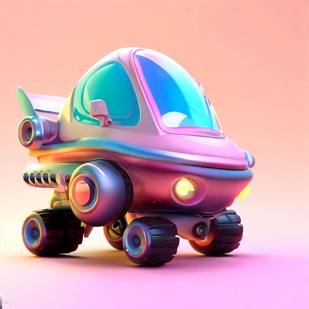 ArtStation - Cute Futuristic Car