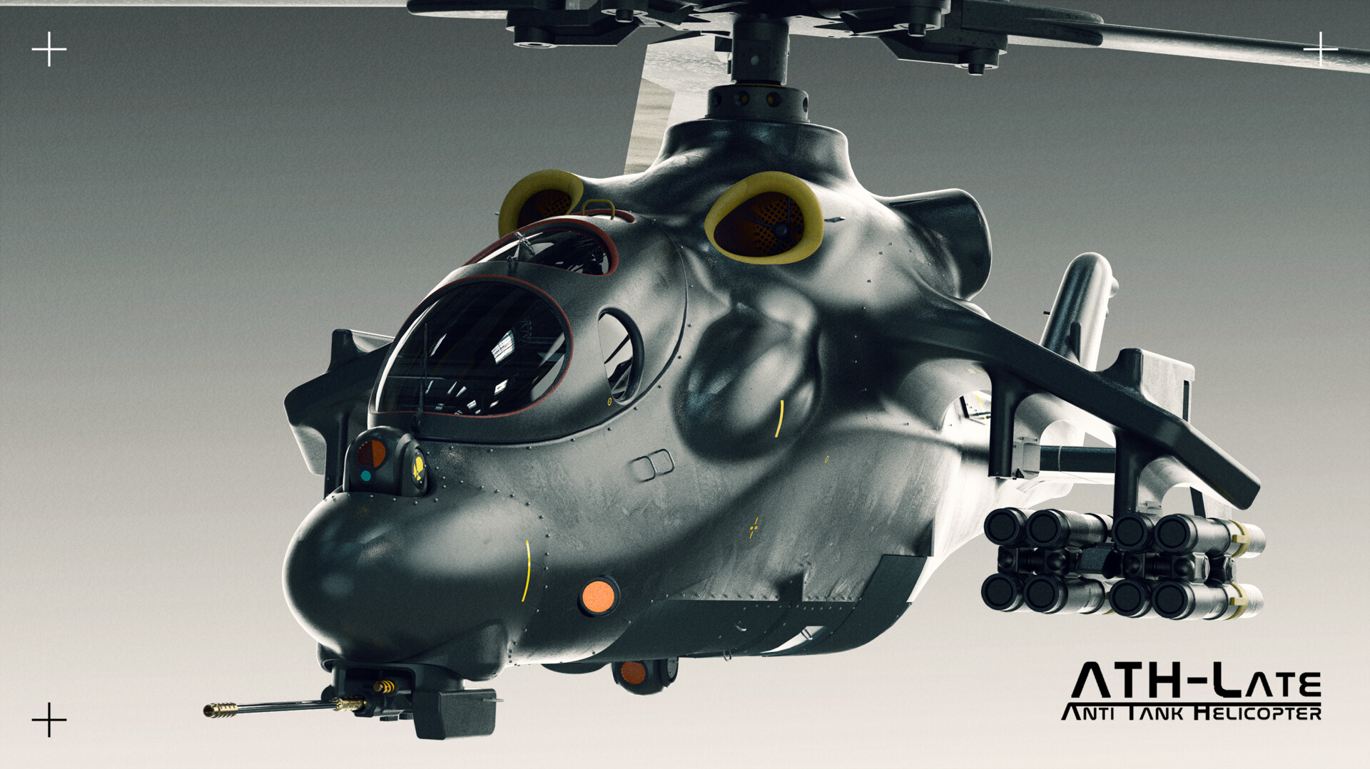 Airu - Attack Helicopter Design with Plasticity