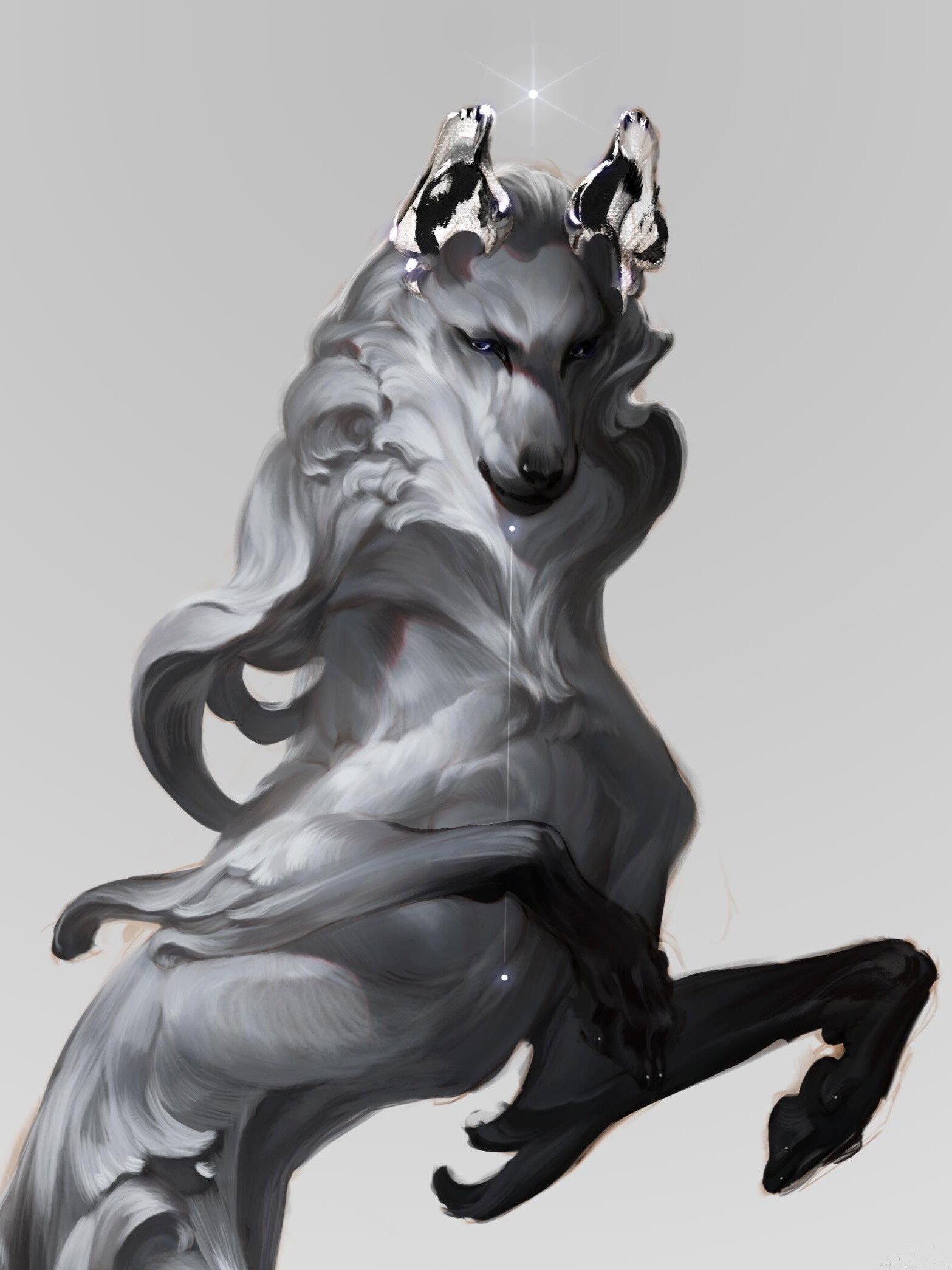 ArtStation - Followers (white)