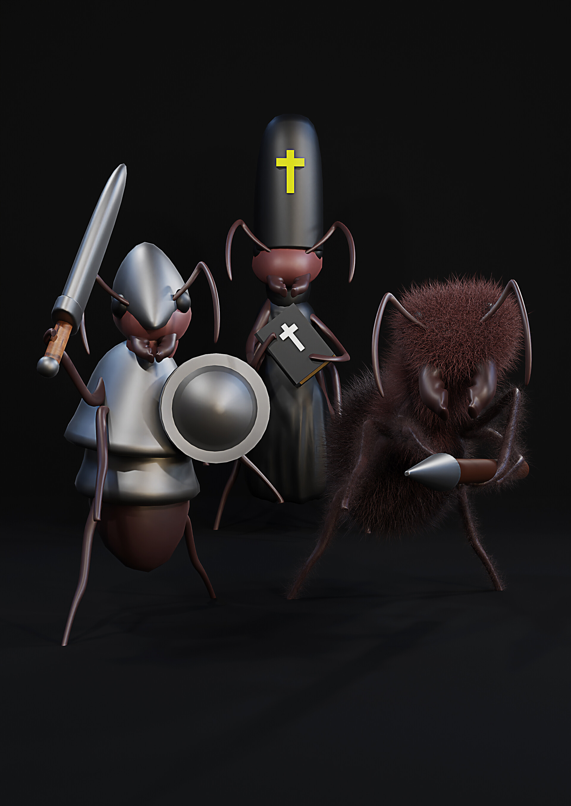 ArtStation - Ant evolution