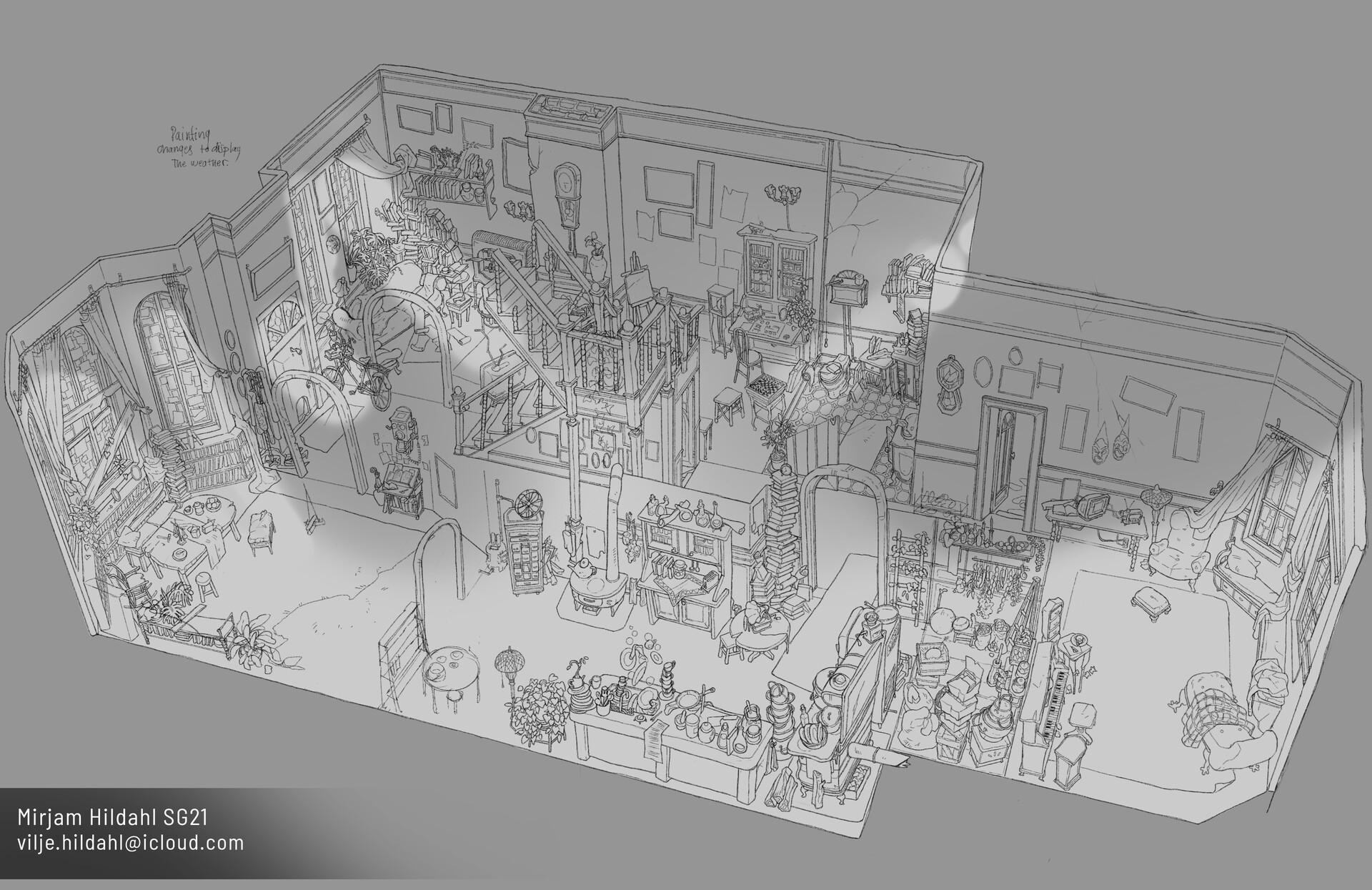 ArtStation - The Library - Concept Art