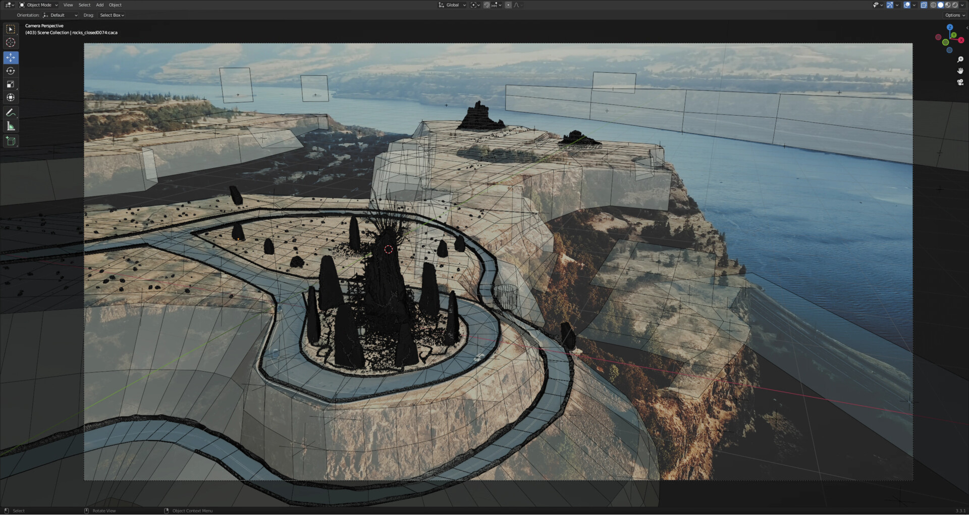 Alberto Vangelista - VFX Environment Shot | Blender