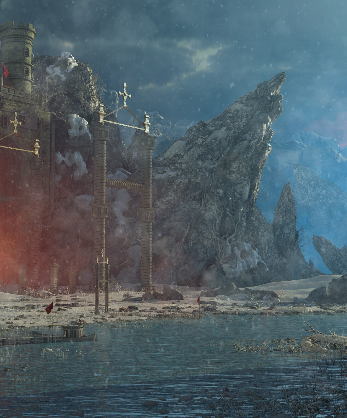 Marc Mons - Fantasy Arctic Tower Gate