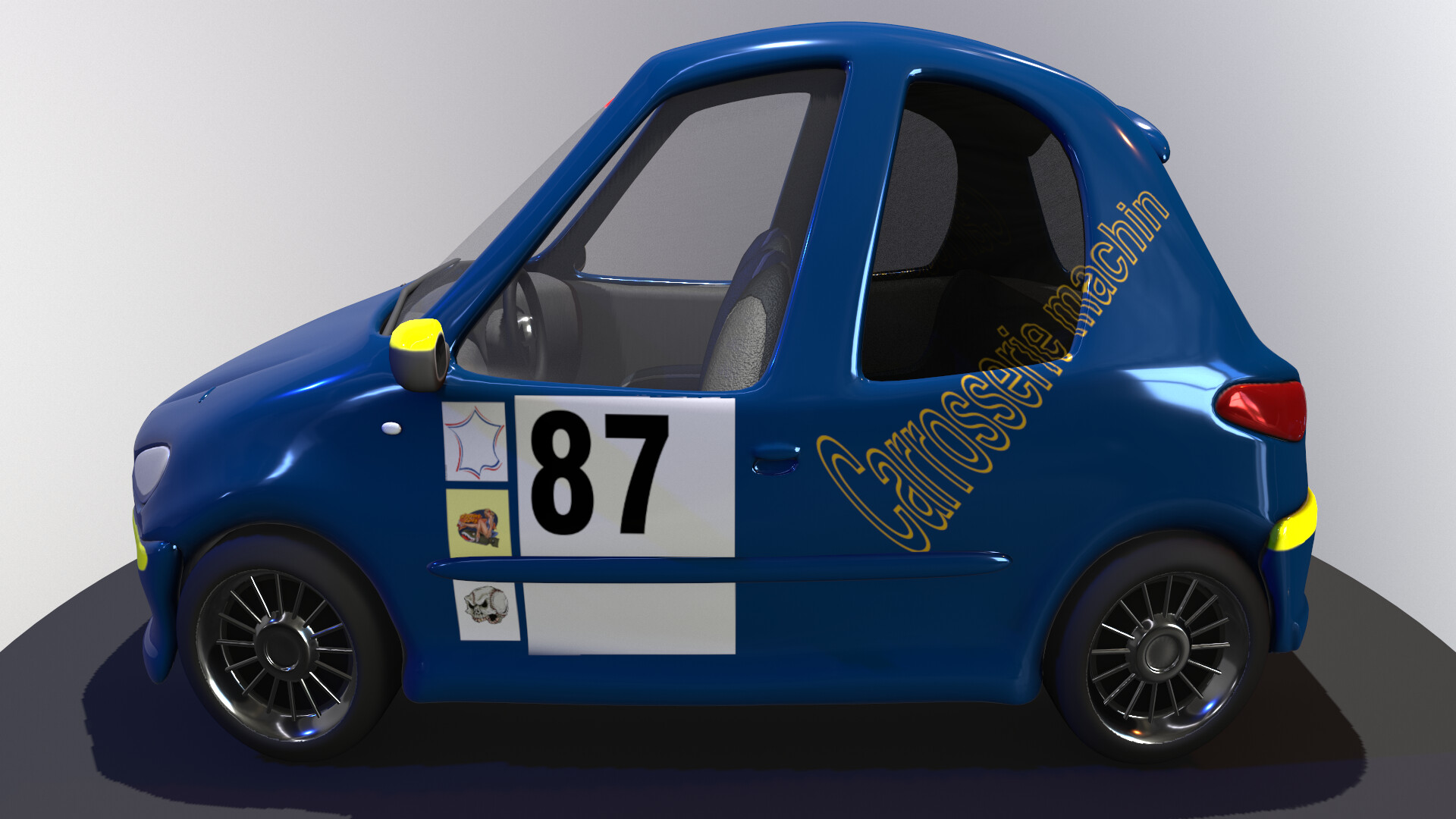 Christophe Campos - 206 stylized racing car