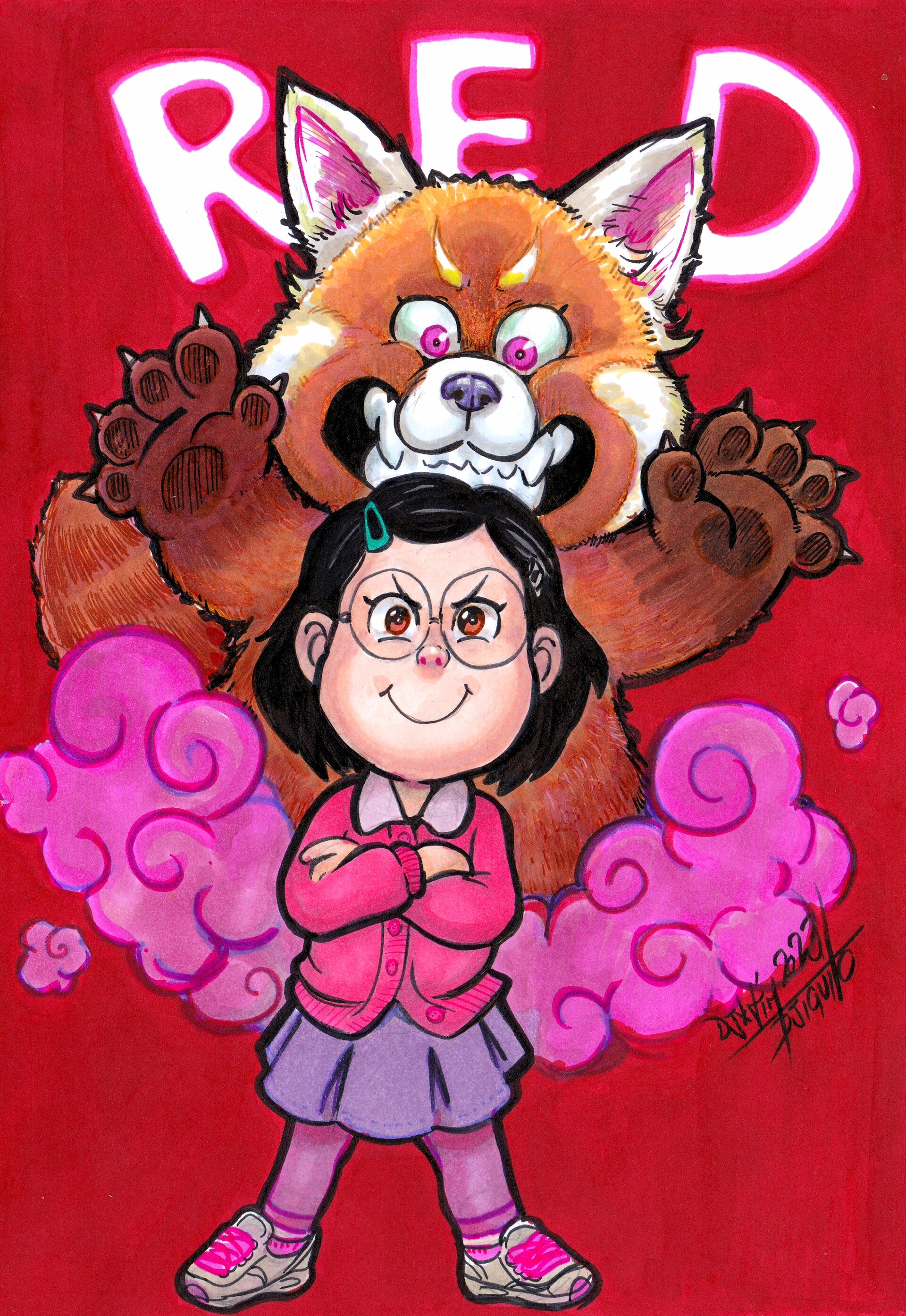 ArtStation - Turning Red