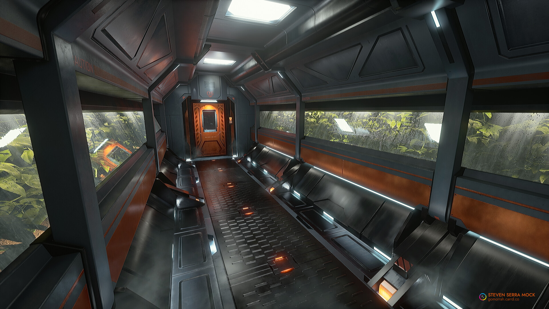 Steven Serra Mock - SciFi Corridor & Project Breakdown